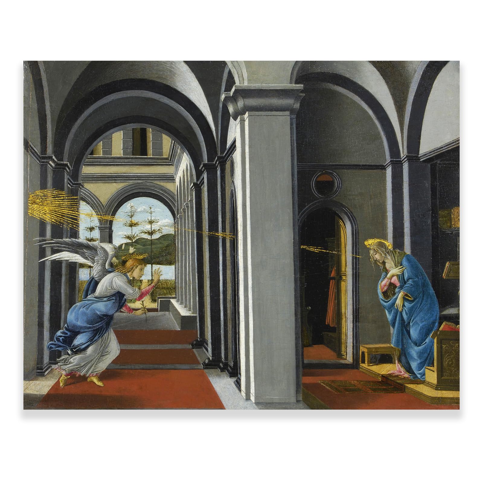 Amazon.com: Annunciation Poster - Sandro Botticelli Prints ...