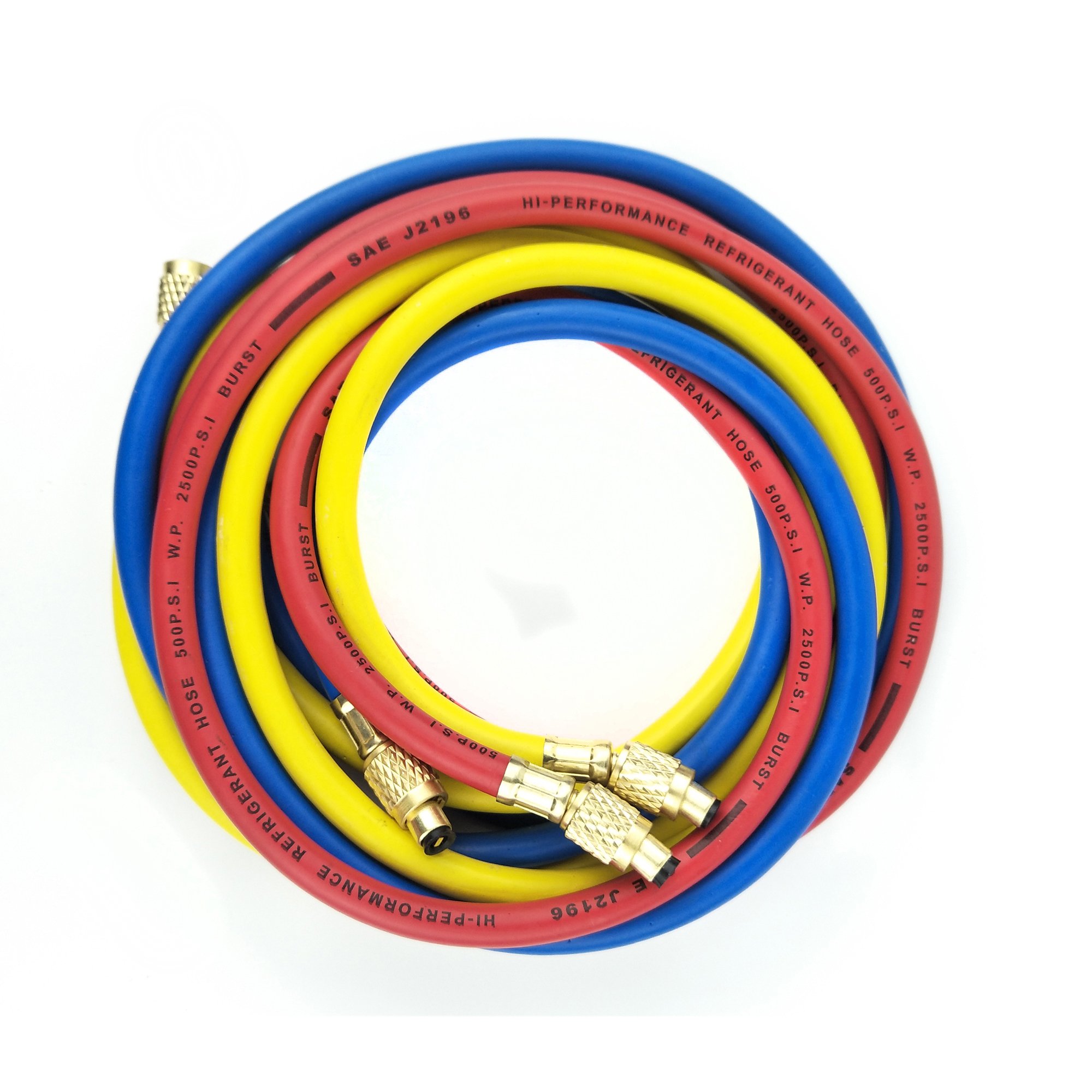Wisepick 3 Colors AC Charging Hoses Tube for R134a Air Conditioning ...