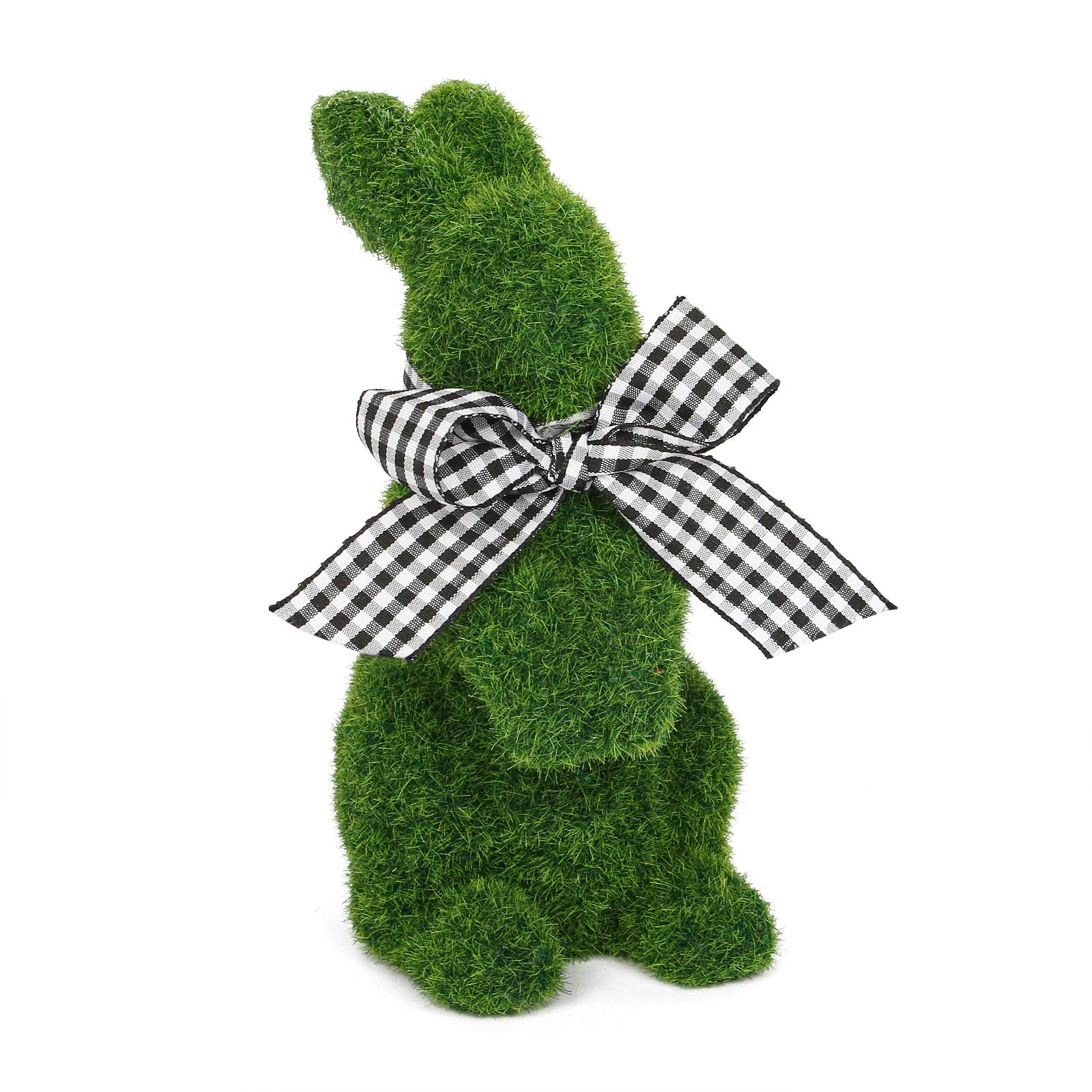 Snapklik.com : Easter Furry Flocked Bunny, Faux Moss Rabbit Easter ...