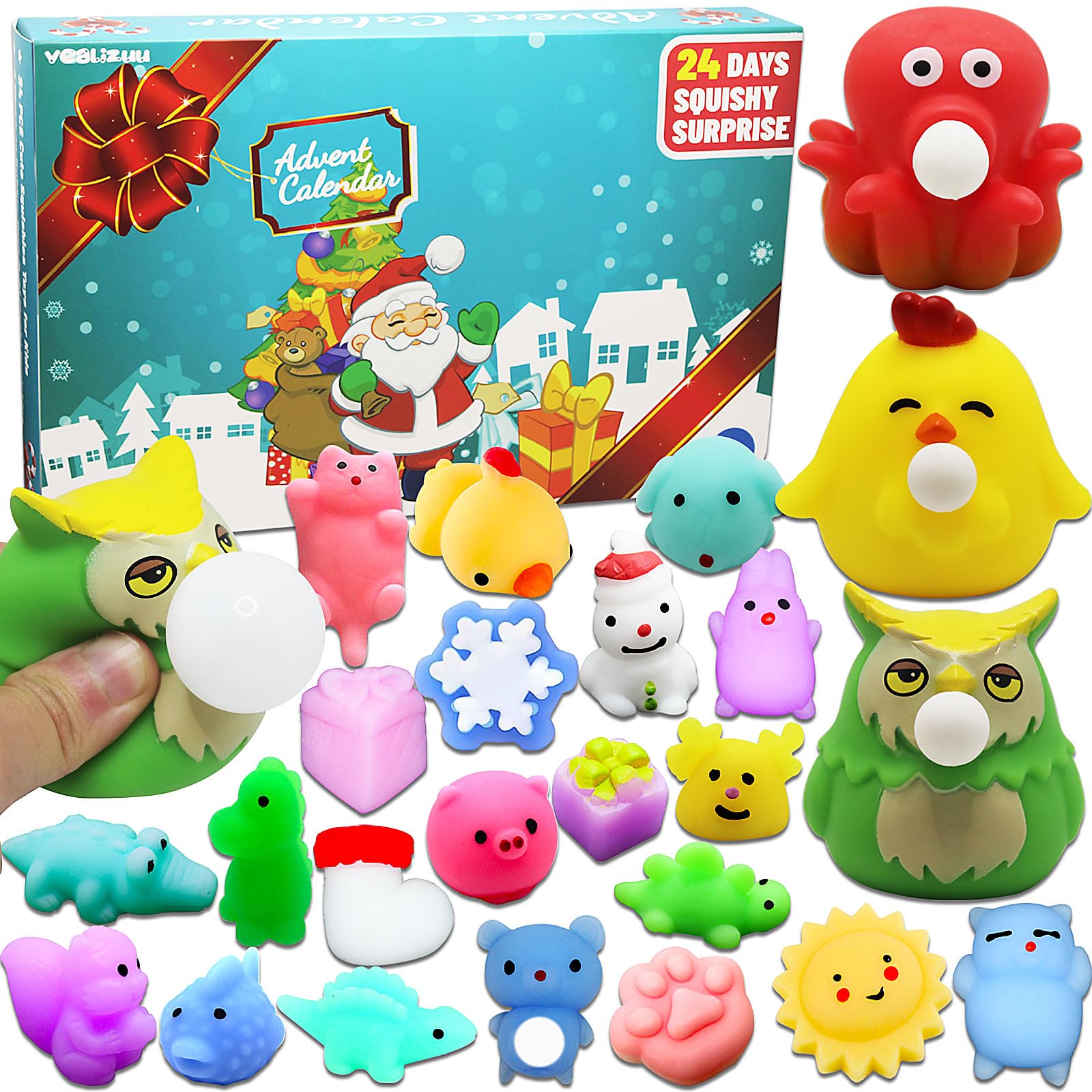 Amazon.com: Advent Calendar for Kids, Christmas Calendar Countdown Toys ...