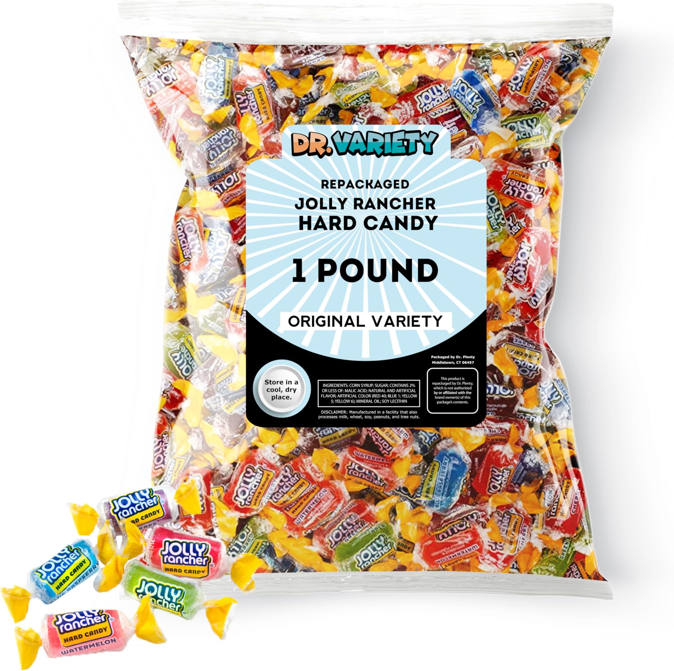 Amazon.com : Jolly Ranchers Hard Candy Bulk Bag (1lb) - Original Flavor ...