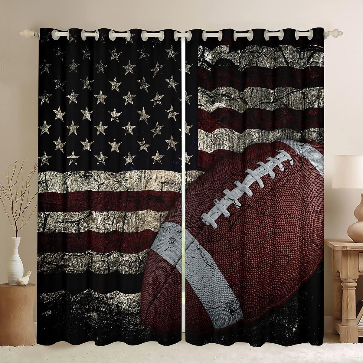 Amazon.com: Midkepf Dallas Curtains, Custom Blackout Curtains for ...