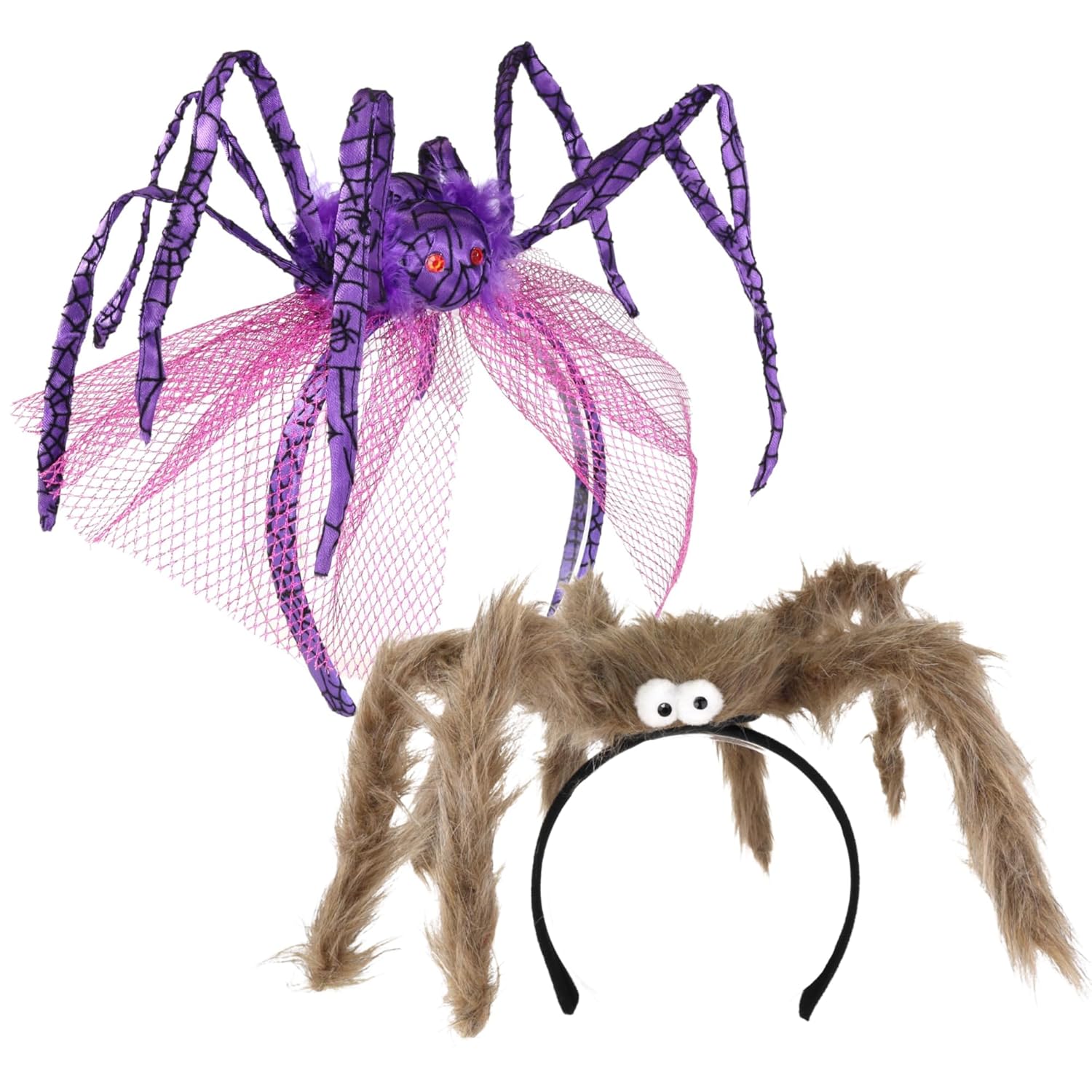 Needzo Halloween Spider Headbands,Accessories for Themed Parties and ...