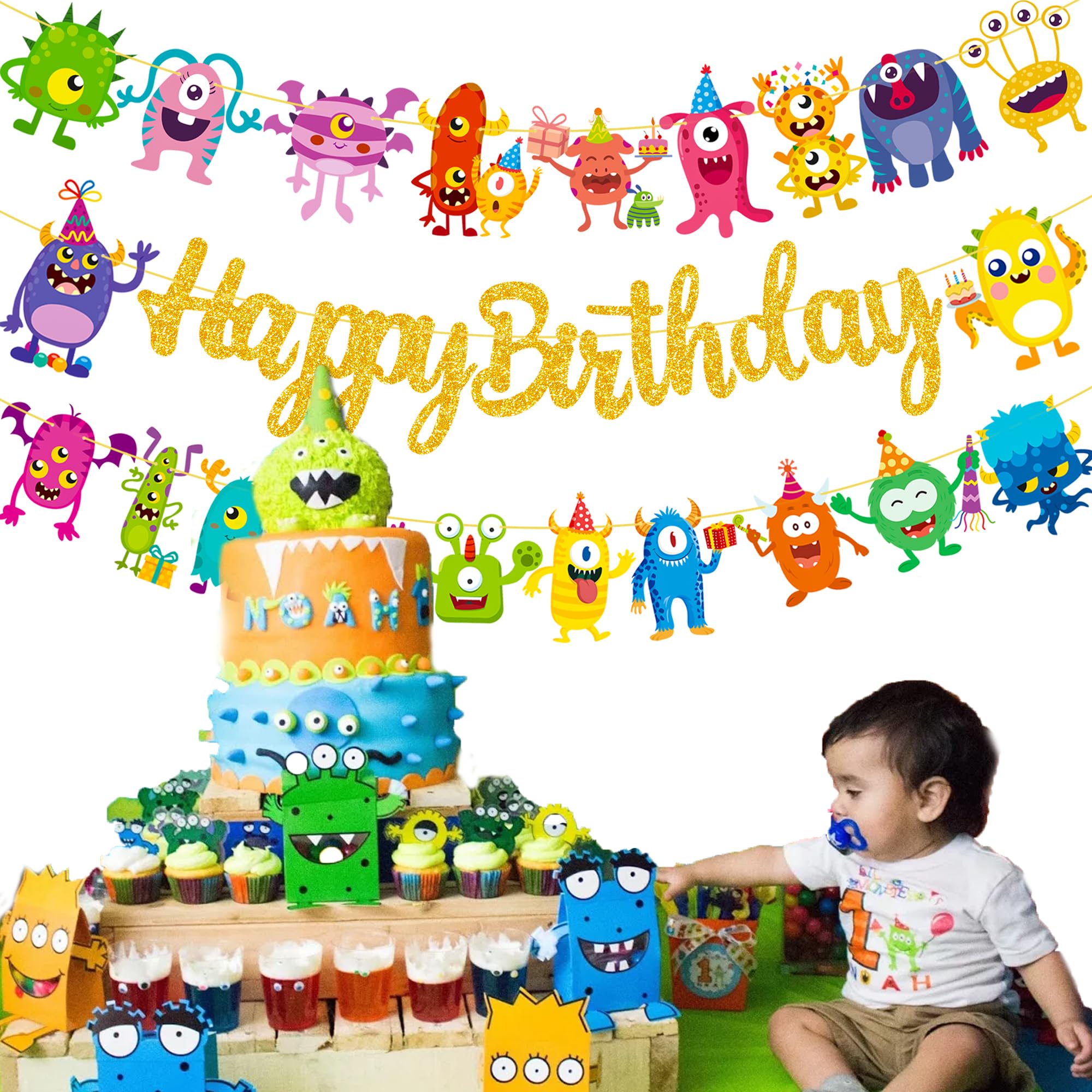 Mini Monster Party Theme Monsters Party Ideas For A Boy Birthday