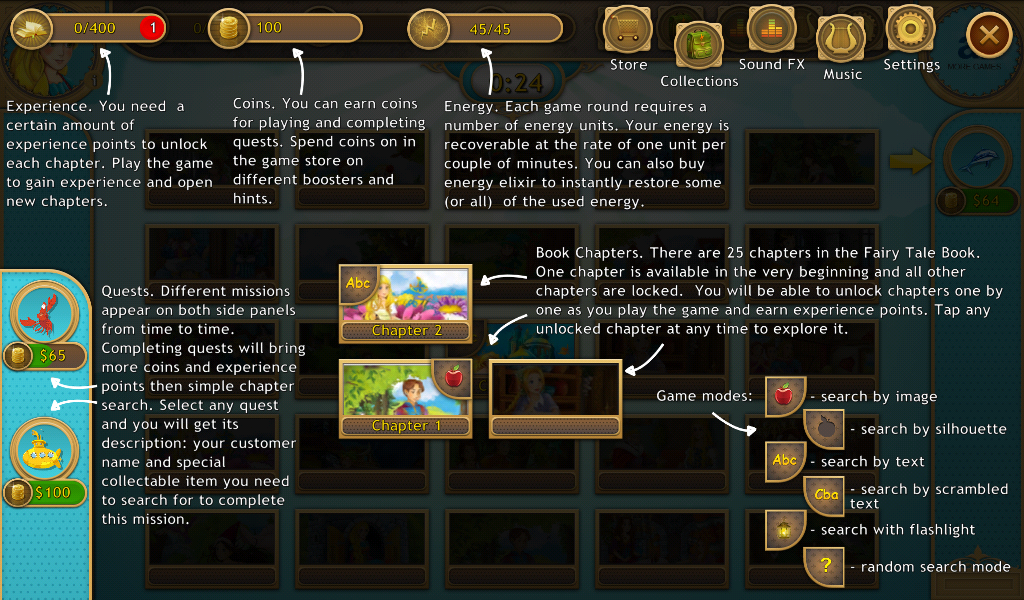 Hidden Objects Fairy Tales - App on Amazon Appstore
