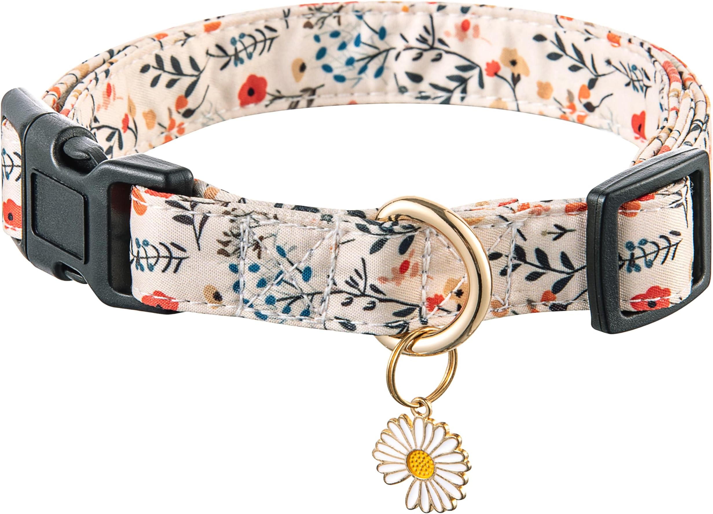 Amazon.com : Mihqy Dog Collar with Bohemia Floral Tribal Geometric ...
