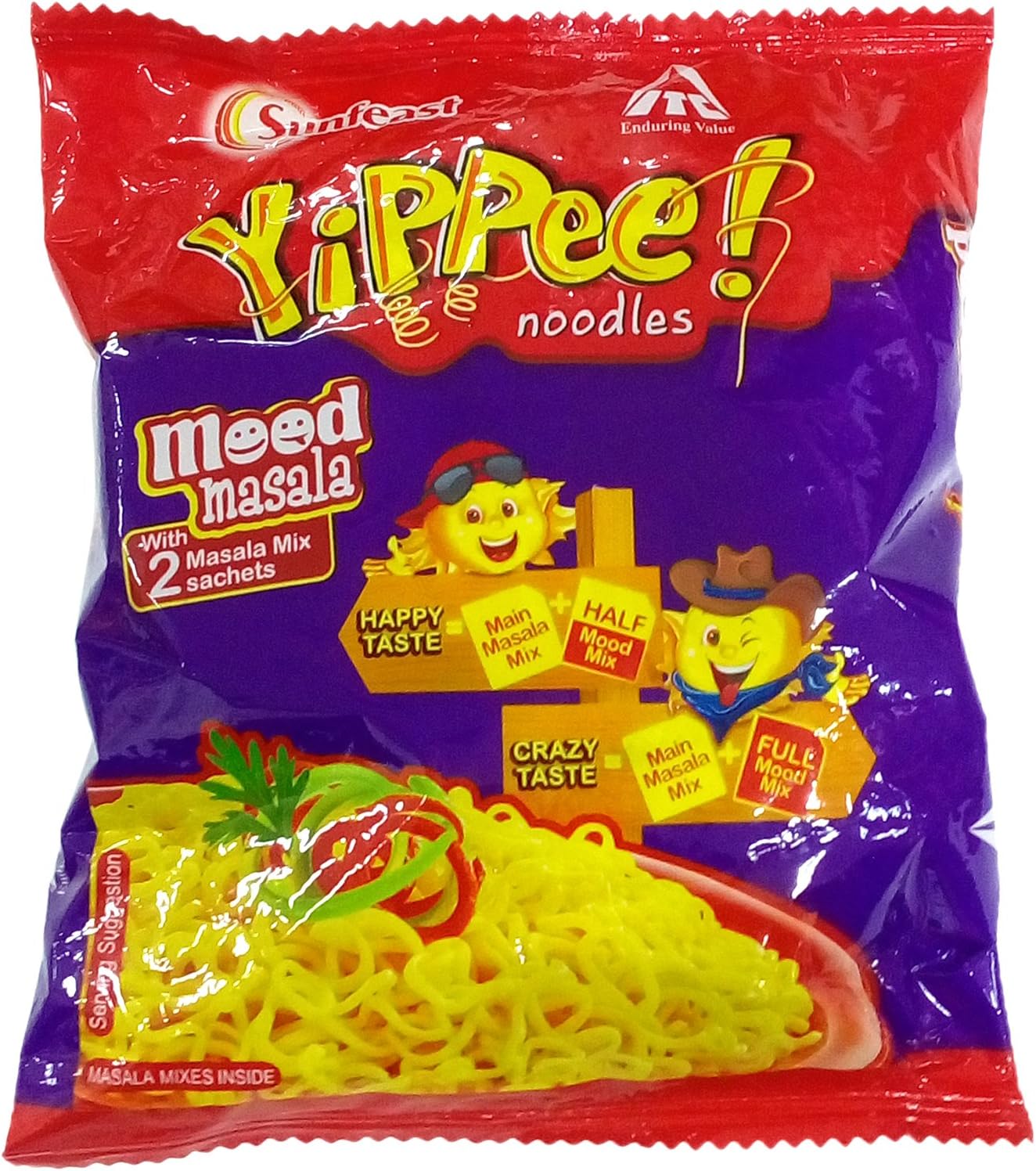 Sunfeast YiPPee Classic Masala, Instant Noodles (Single Pack), 560g ...