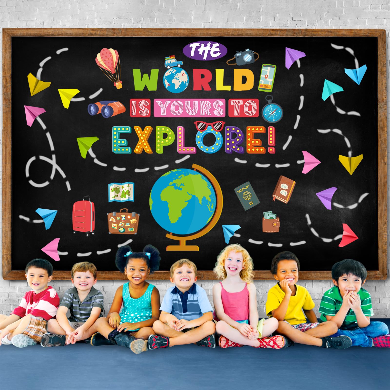 Snapklik.com : Pasimy 47 Pcs Explore Travel Bulletin Board Decorations ...