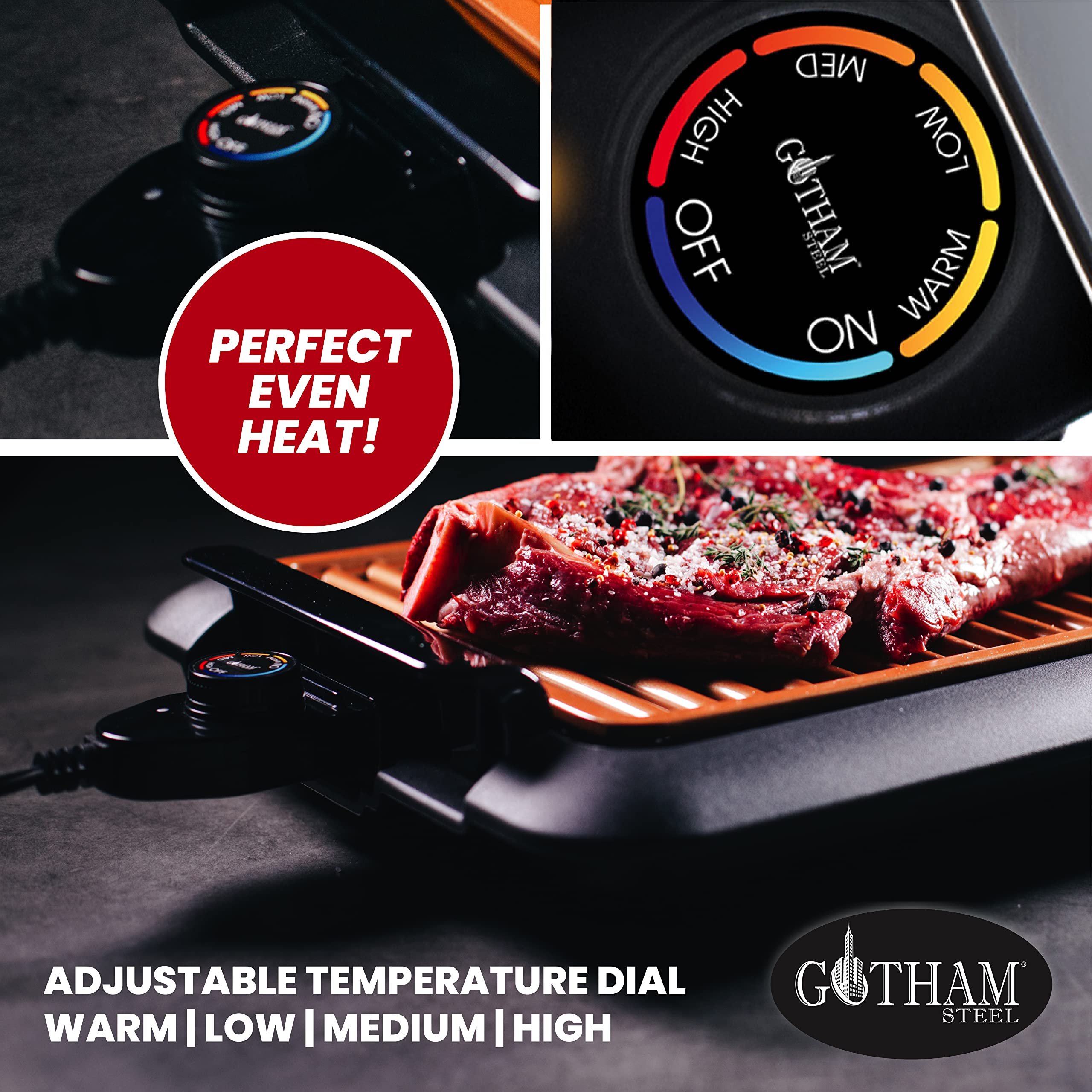 Snapklik.com : Gotham Steel Smokeless Indoor Grill