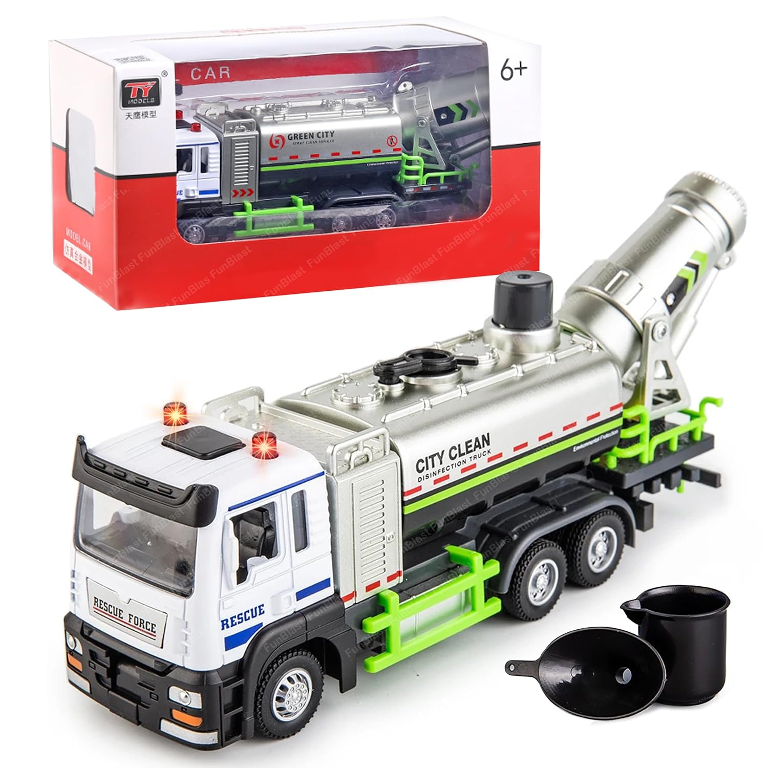 FunBlast City Cleaner Tanker Toy Truck for Kids - 1:32 Scale Model ...