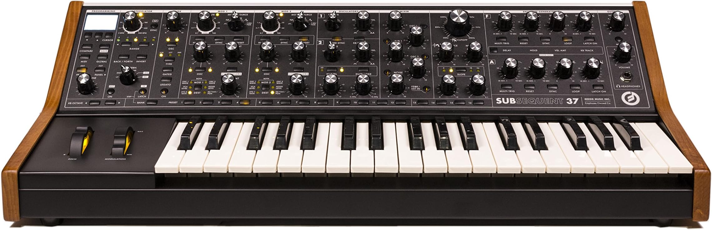 Amazon.com: MOOG Subsequent 37 Paraphonic Analog Synthesizer and MIDI ...