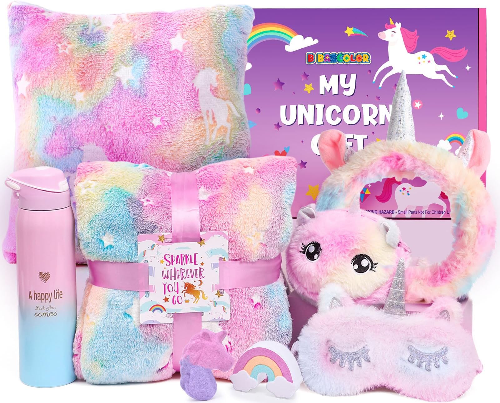 Amazon.com: algpty Unicorns Gifts Box for Age 6-8 Girls,Unicorn Gifts ...