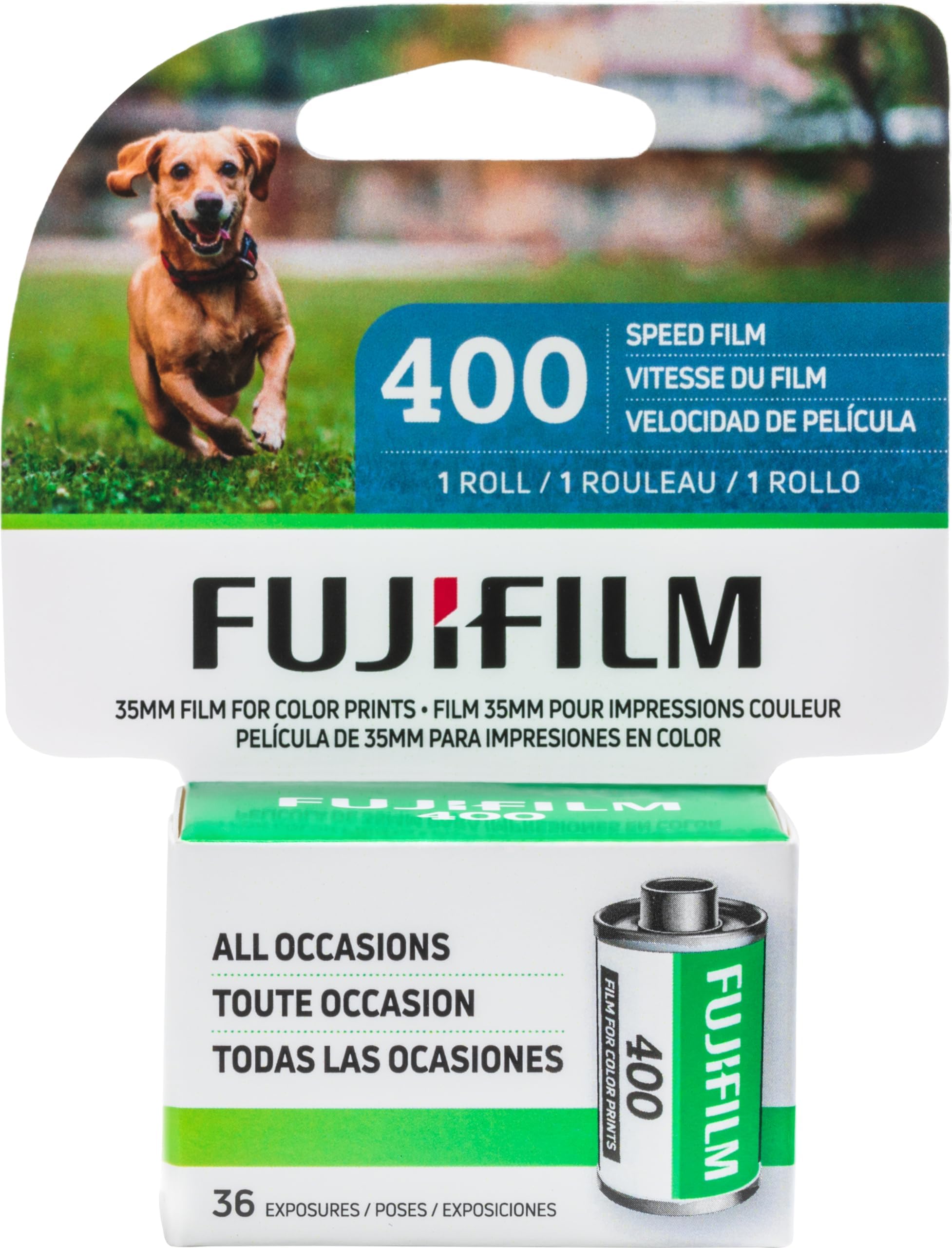 Amazon.com : Fujifilm Fujicolor 400 Color Negative Film 35mm Roll Film ...