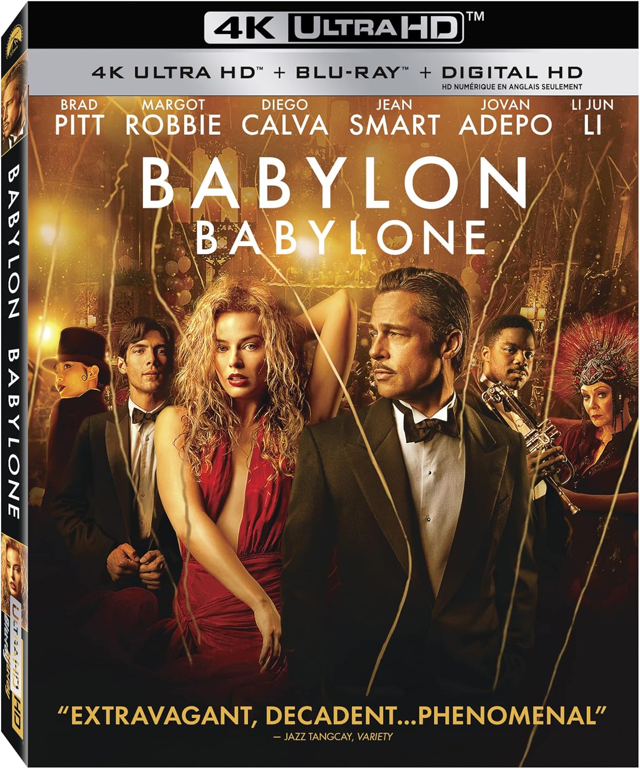 Babylon [4K UHD + Digital Copy] [Blu-ray]: Amazon.ca: Brad Pitt, Margot ...