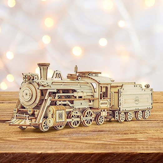 Amazon.com: ROKR Model Car Kits Wooden 3D Puzzles Model Building Kits ...