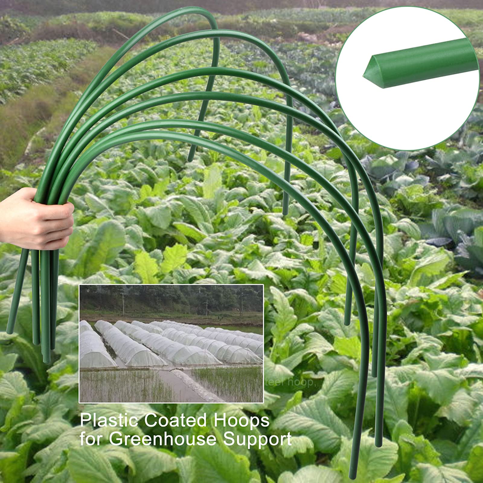 Gardening Hoops Plastic Cloche Hoops : Kat's Garden