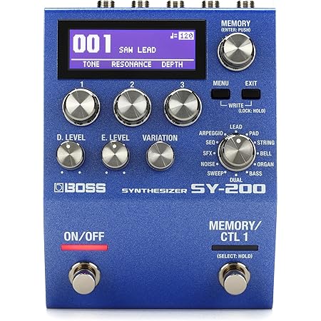 Amazon.com: Boss SY-200 Guitar Synthesizer Pedal : Musical Instruments