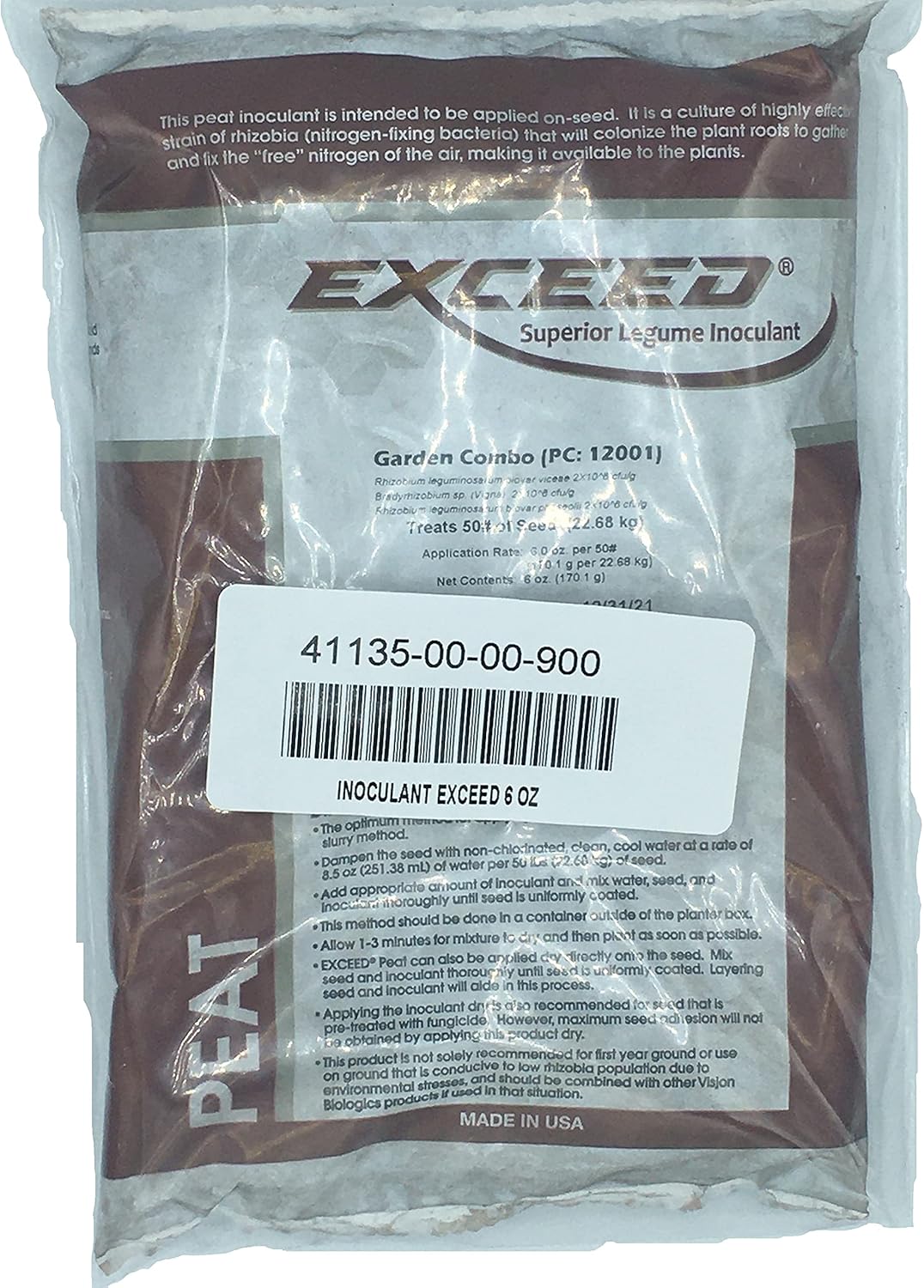 Amazon.com: Exceed Pea and Bean Inoculant - Nitrogen for Peas and Beans ...