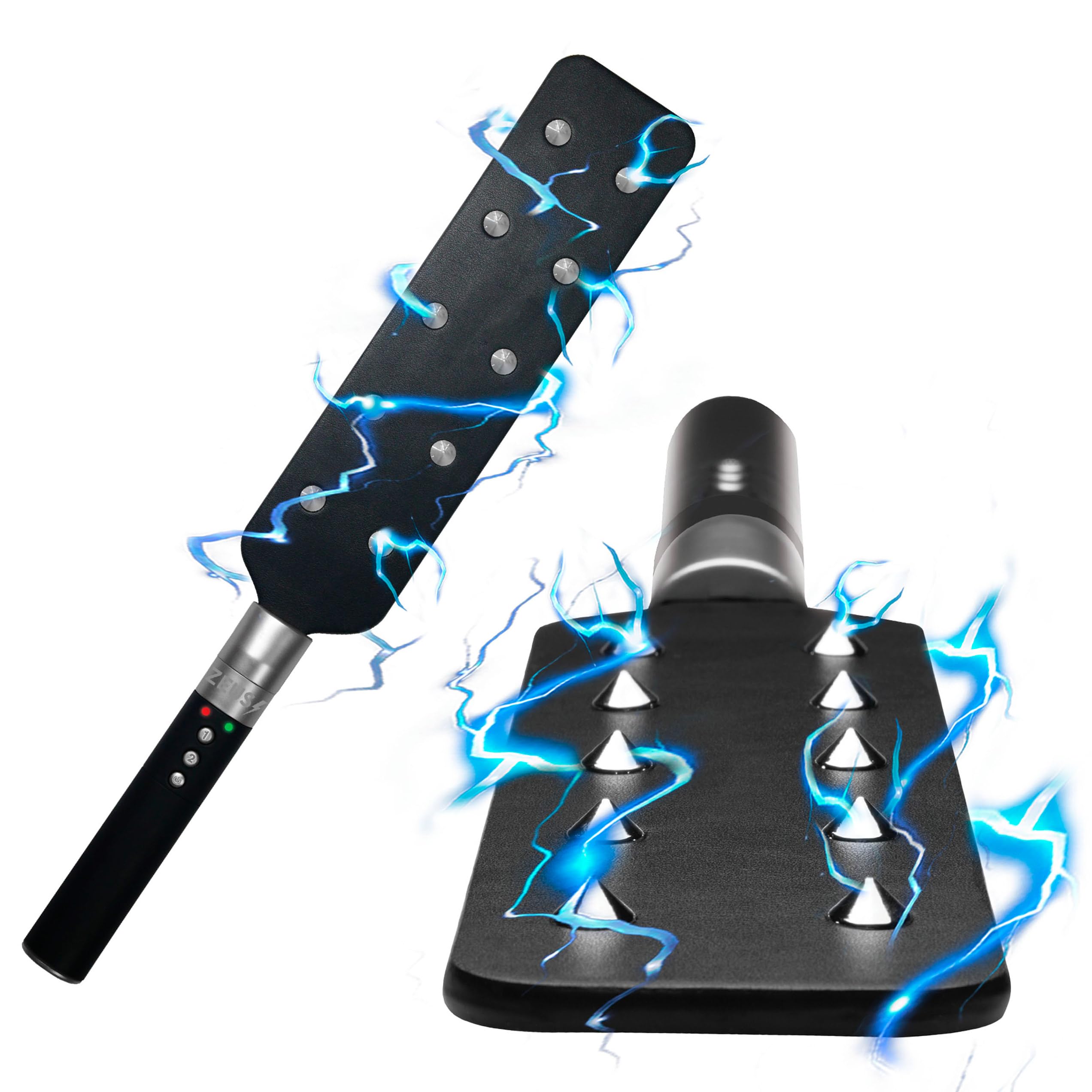 Amazon.com: Zeus E-Stim Spiked Paddle for Men, Women & Couples. Double ...