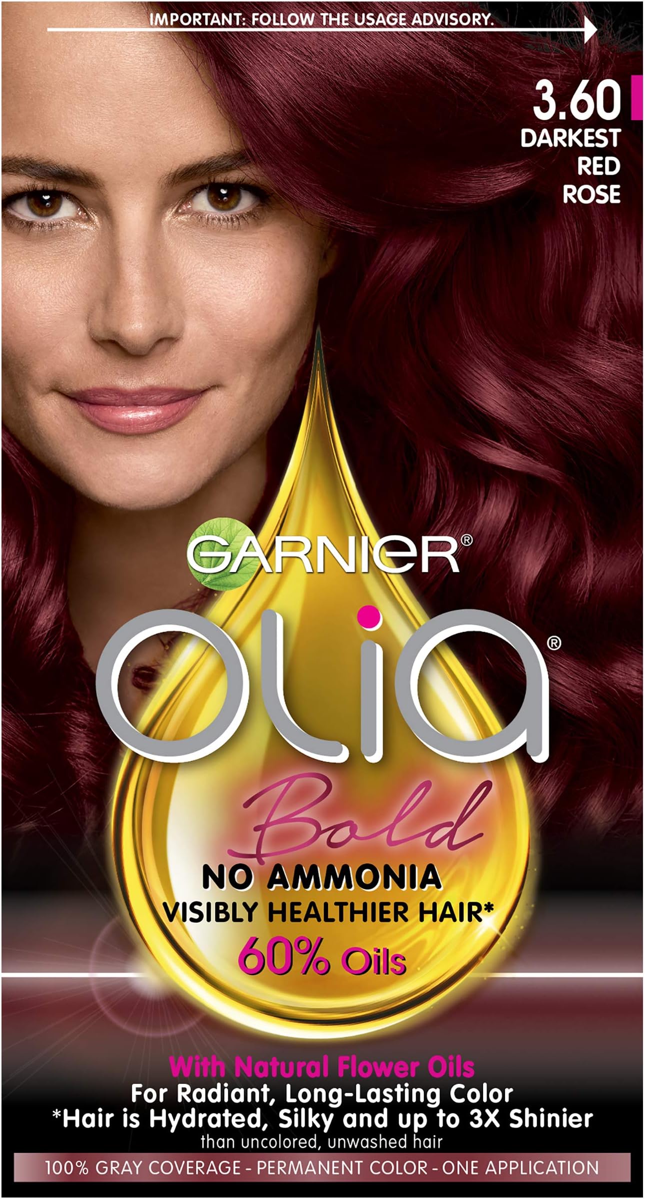 Amazon.com : Garnier Olia Ammonia-Free Brilliant Color Oil-Rich ...