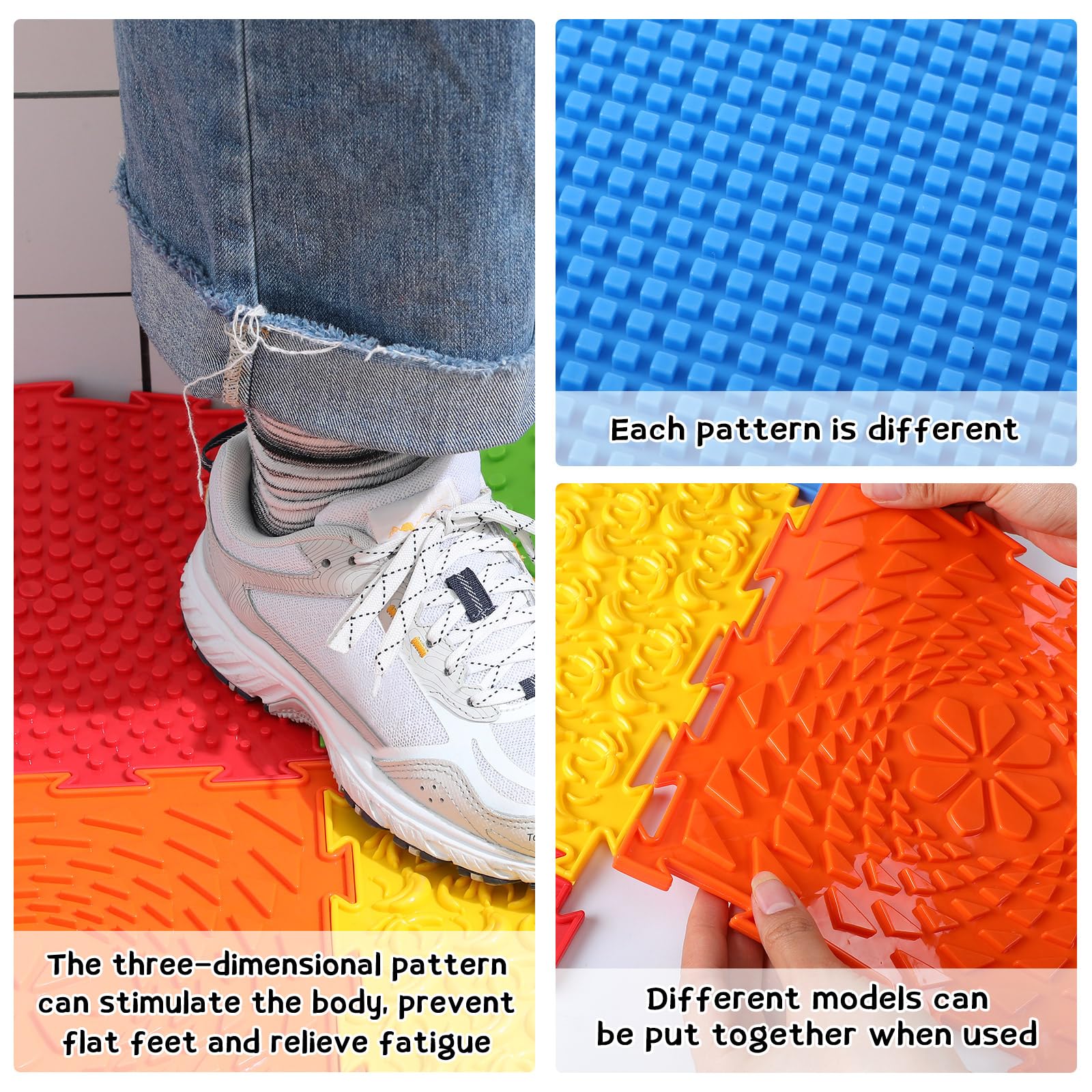 Snapklik.com : Maitys 7 Pcs Sensory Mat For Autistic Children Massage ...