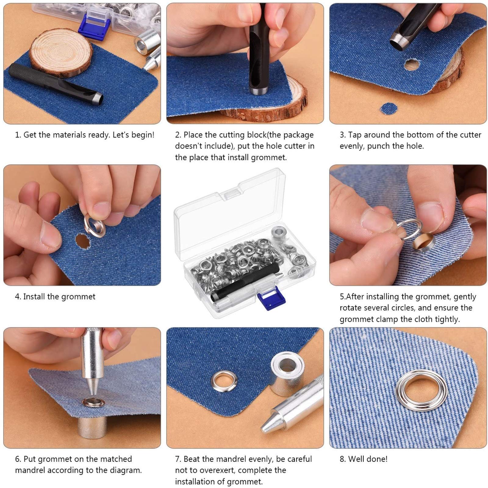 Sewing Grommet Kit 5 8