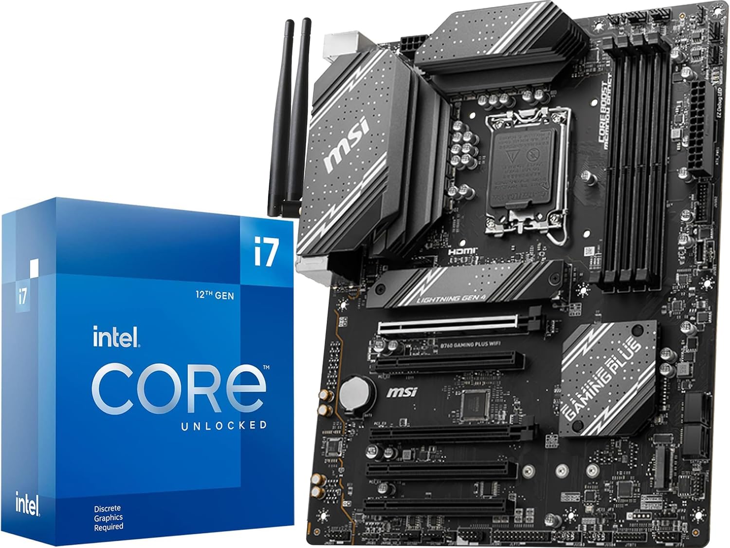 Amazon.com: MICRO CENTER CPU Motherboard Intel i7-12700KF 12th Gen 12 ...