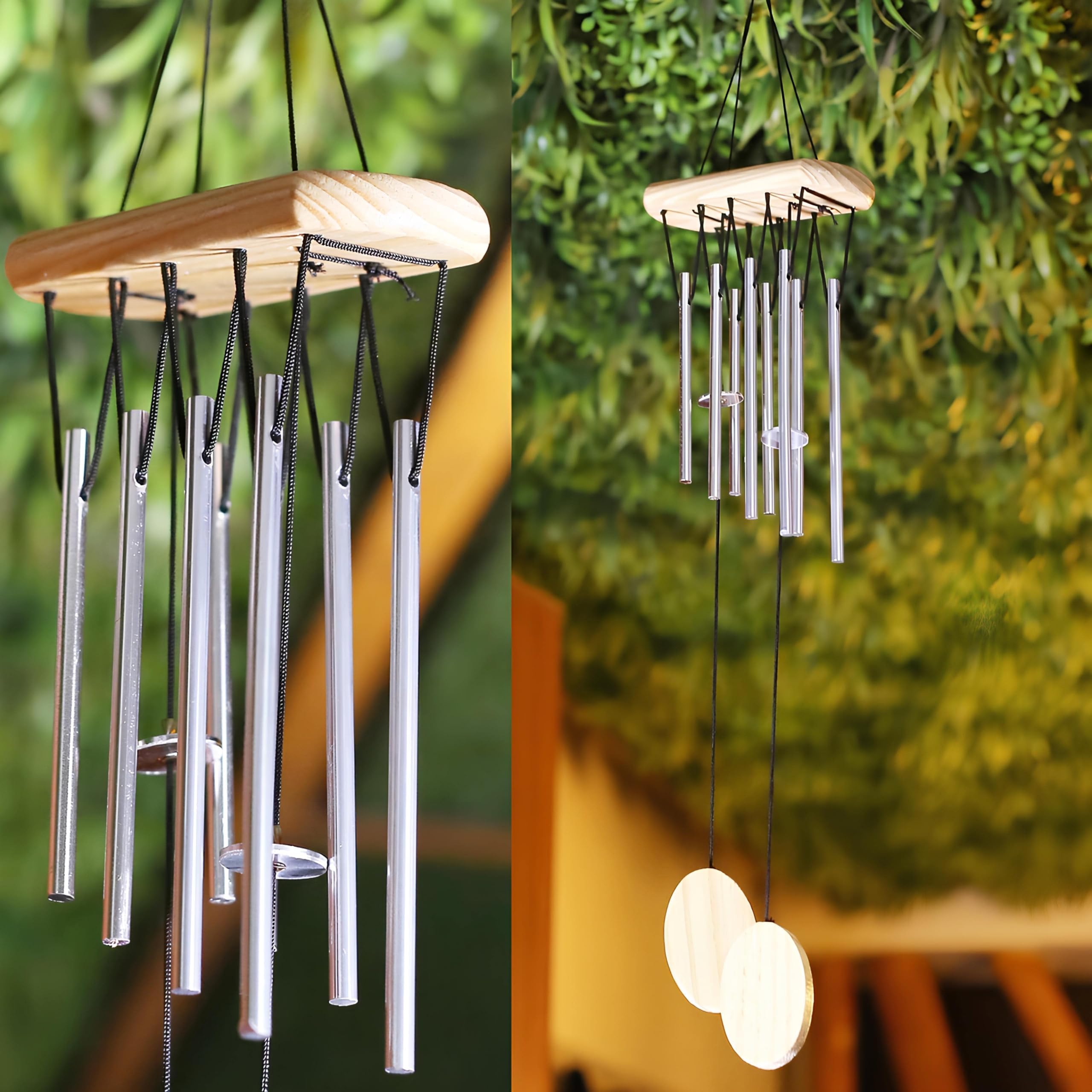 Paradigm Pictures Home Decoration Items Wind Chimes for Home (Golden ...