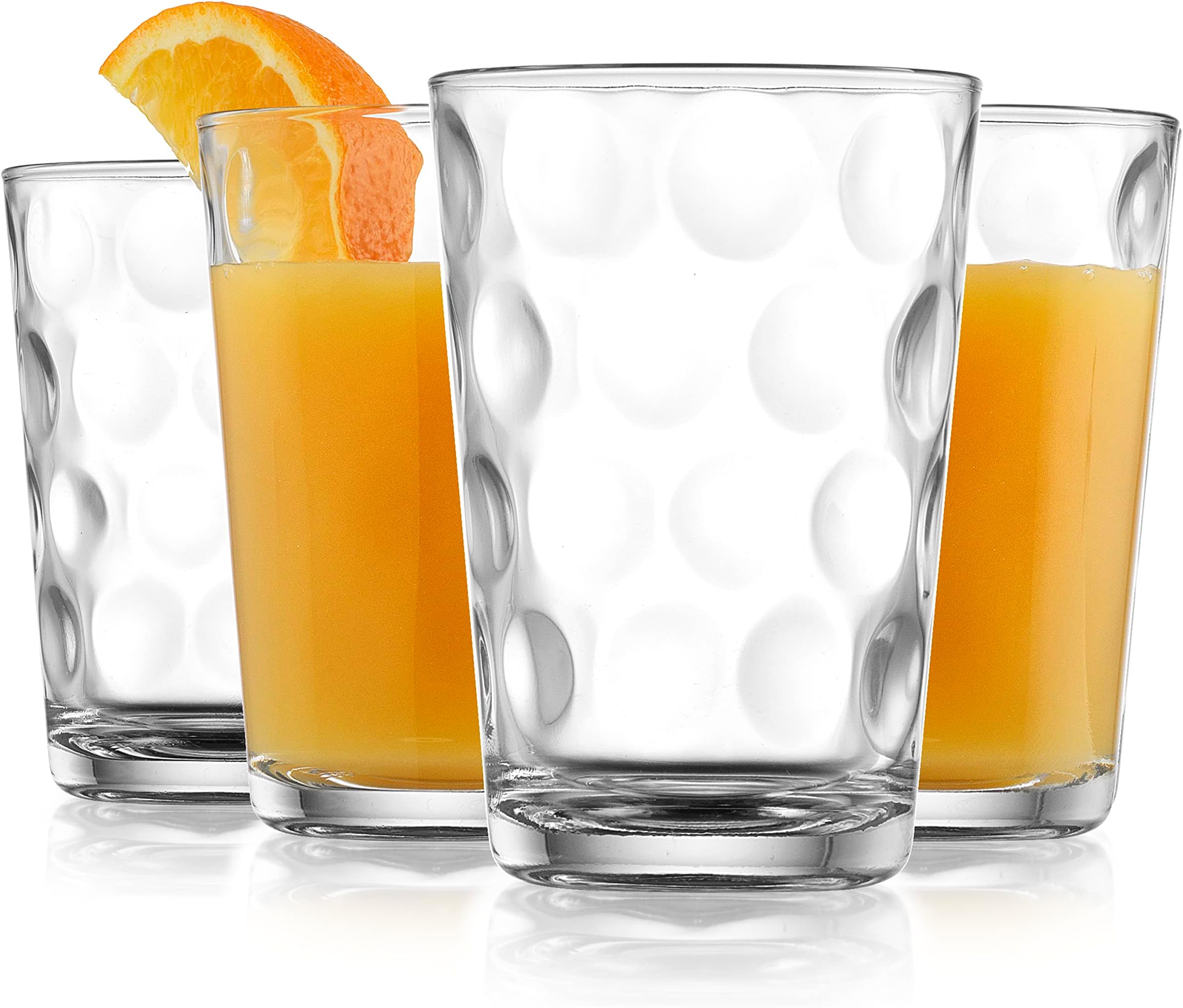 Amazon.com | Big Gold Shot Glasses, Mini Juice Glasses, 4 oz Shot ...