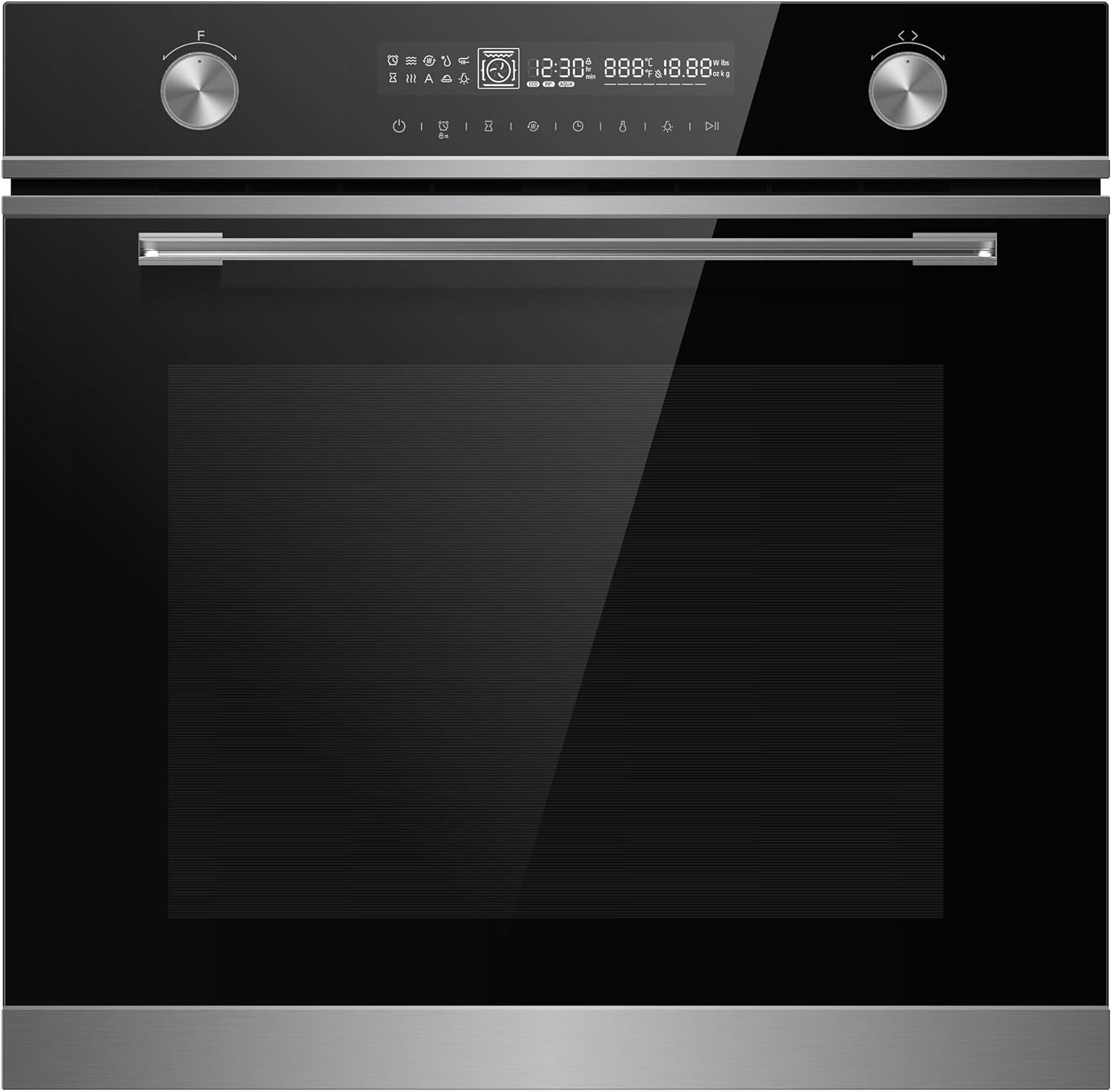 Cookology TOF650SS Multifunction Built-in Oven Touch & Dial Control ...