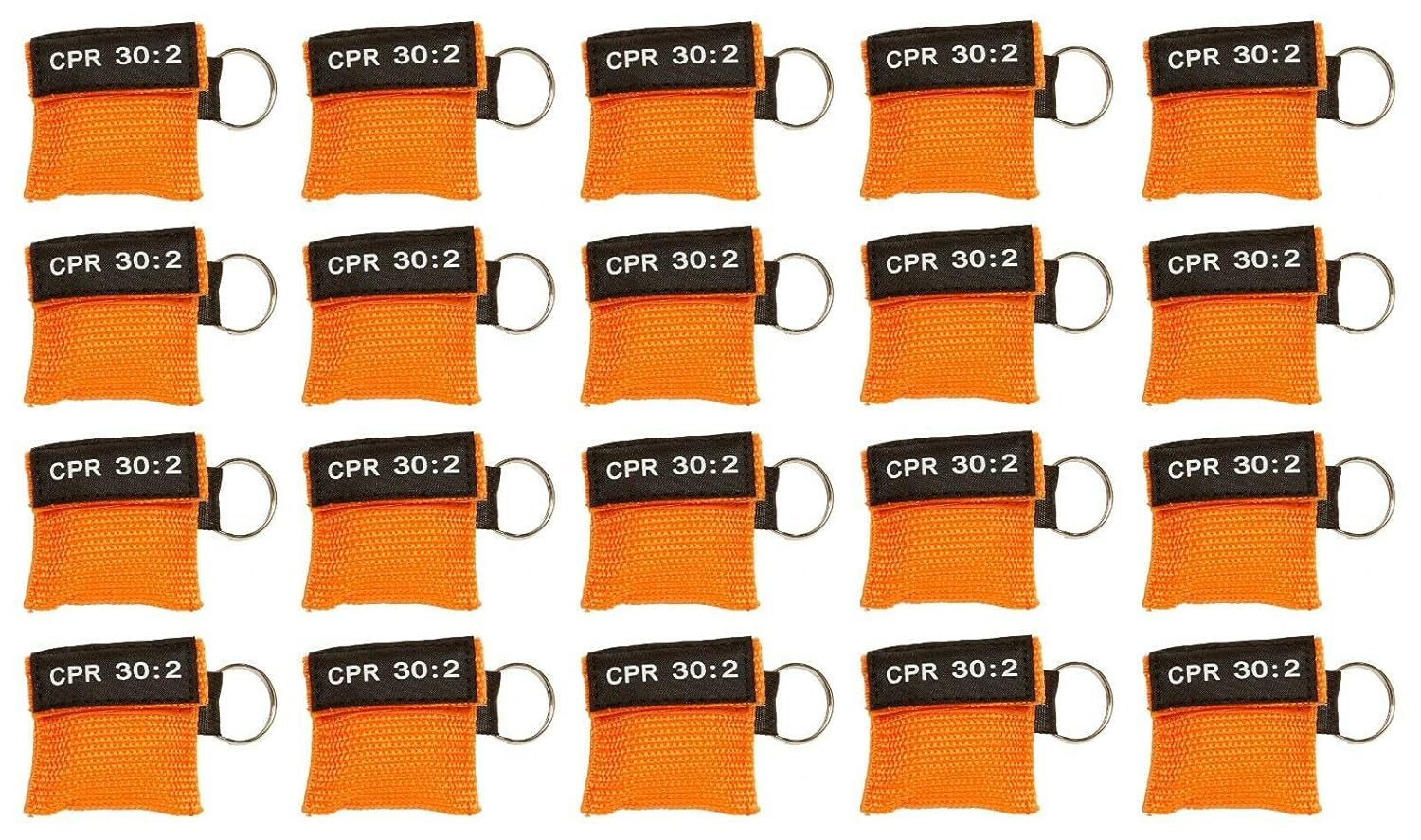 Amazon.com: 20pc CPR Mask Keychain Emergency Kit CPR Face Shields for ...