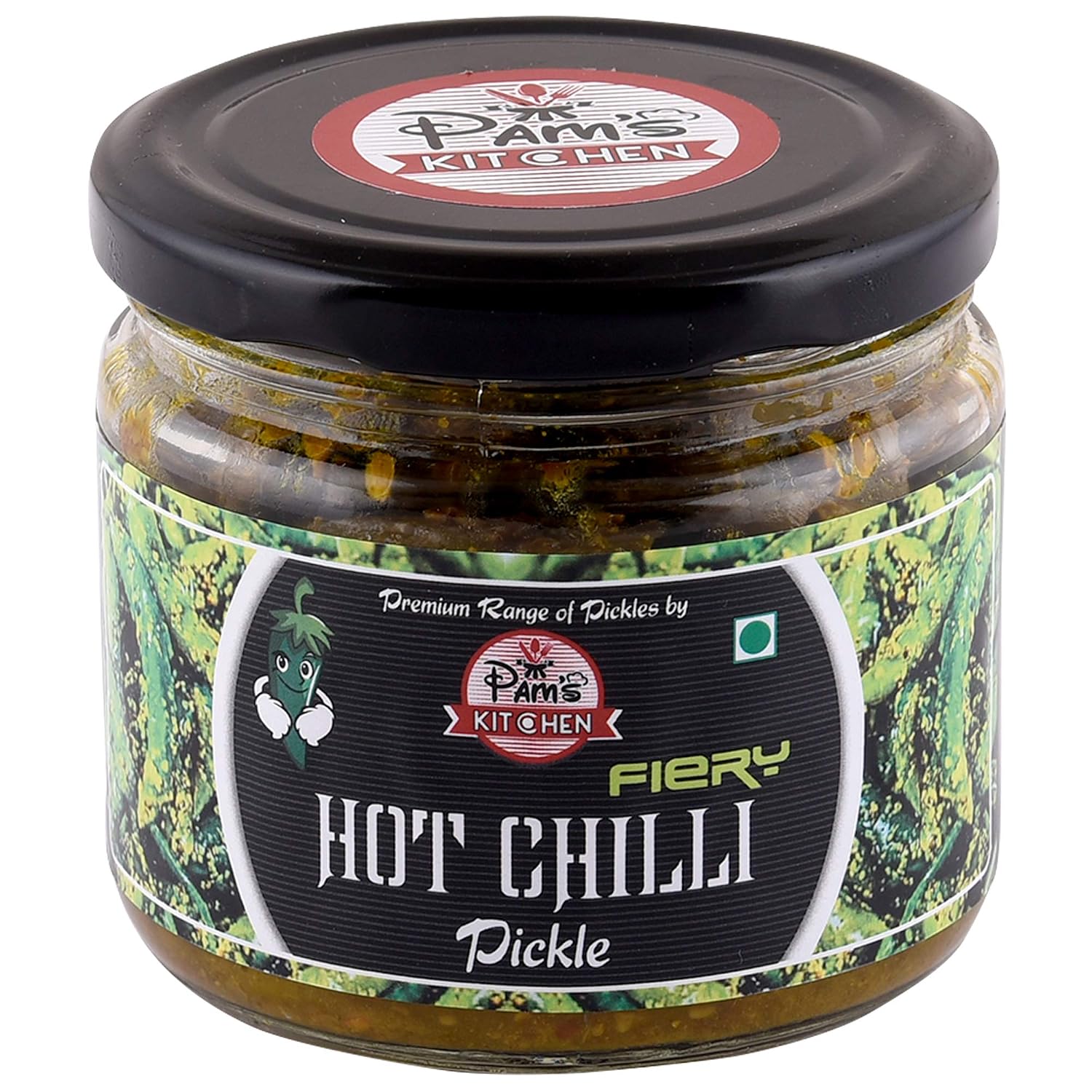 Pam's Kitchen Green Chilli Pickle, 300gm : Amazon.in: Grocery & Gourmet ...