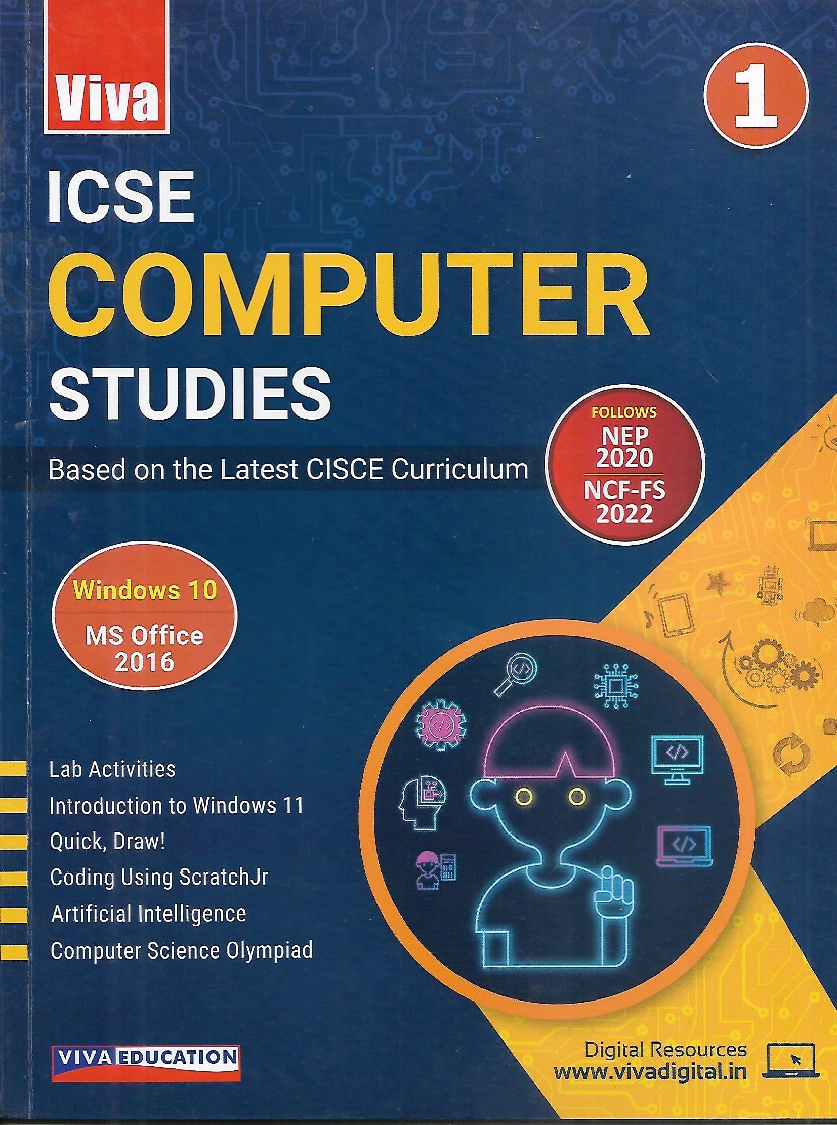 VIVA ICSE COMPUTER STUDIES CLASS 1 : Amazon.in: Books