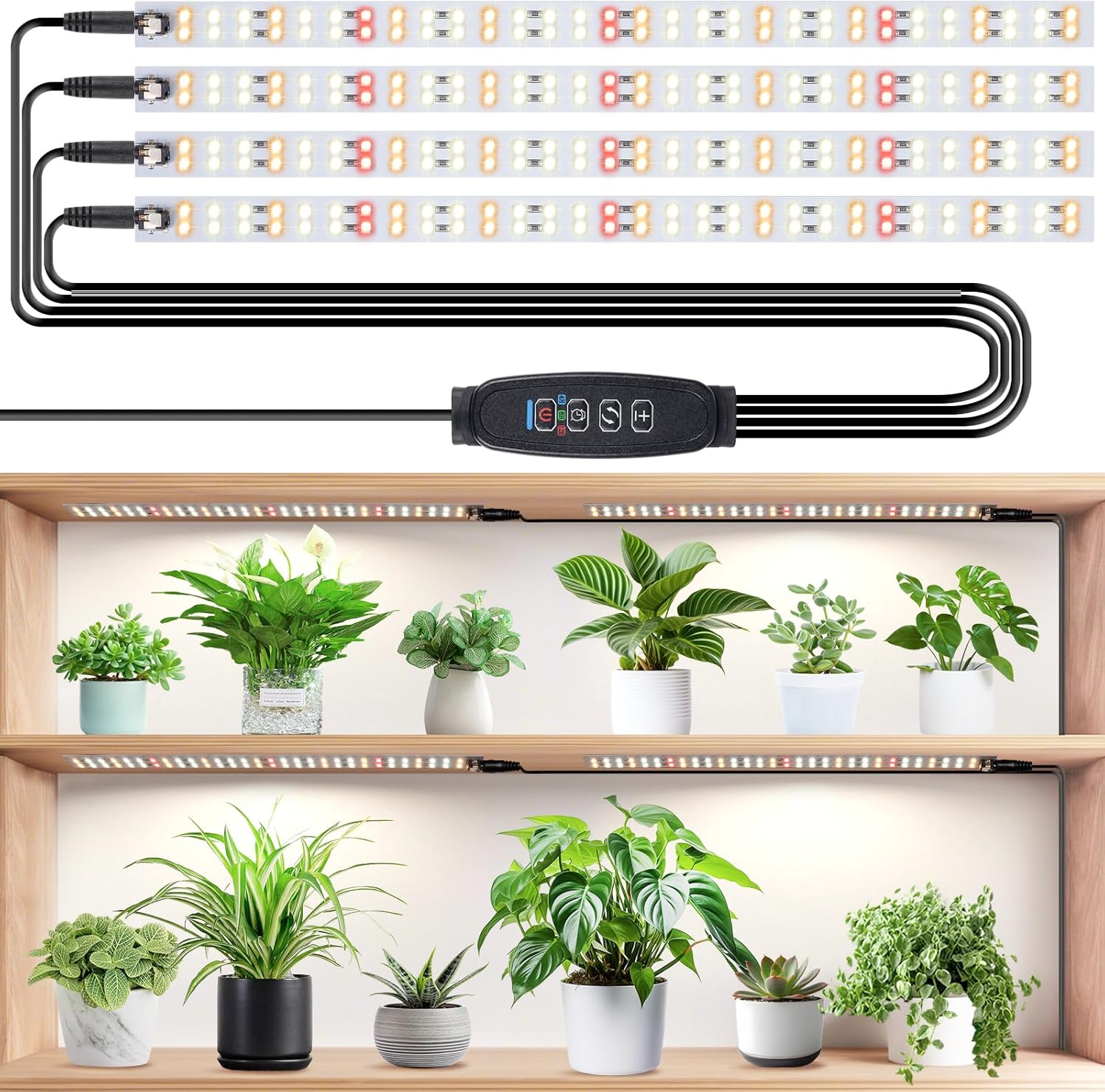 Amazon.com : LBW Grow Light for Indoor Plants Full Spectrum, Plant ...