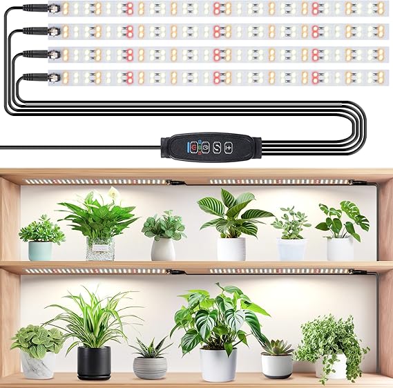 Amazon.com : LBW Grow Light for Indoor Plants Full Spectrum, Plant ...