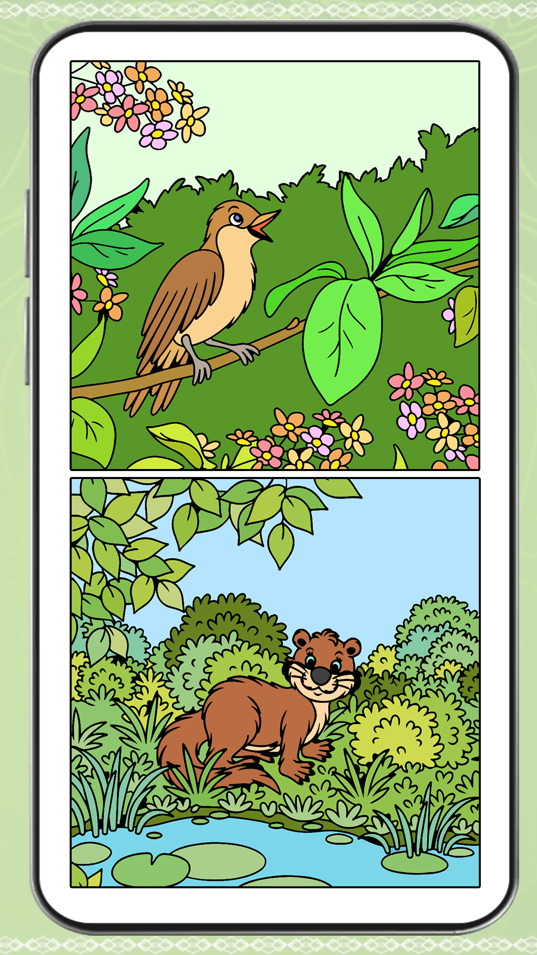 Forest Color By Number - Secret Garden, Nature Paint Book:Amazon.in ...