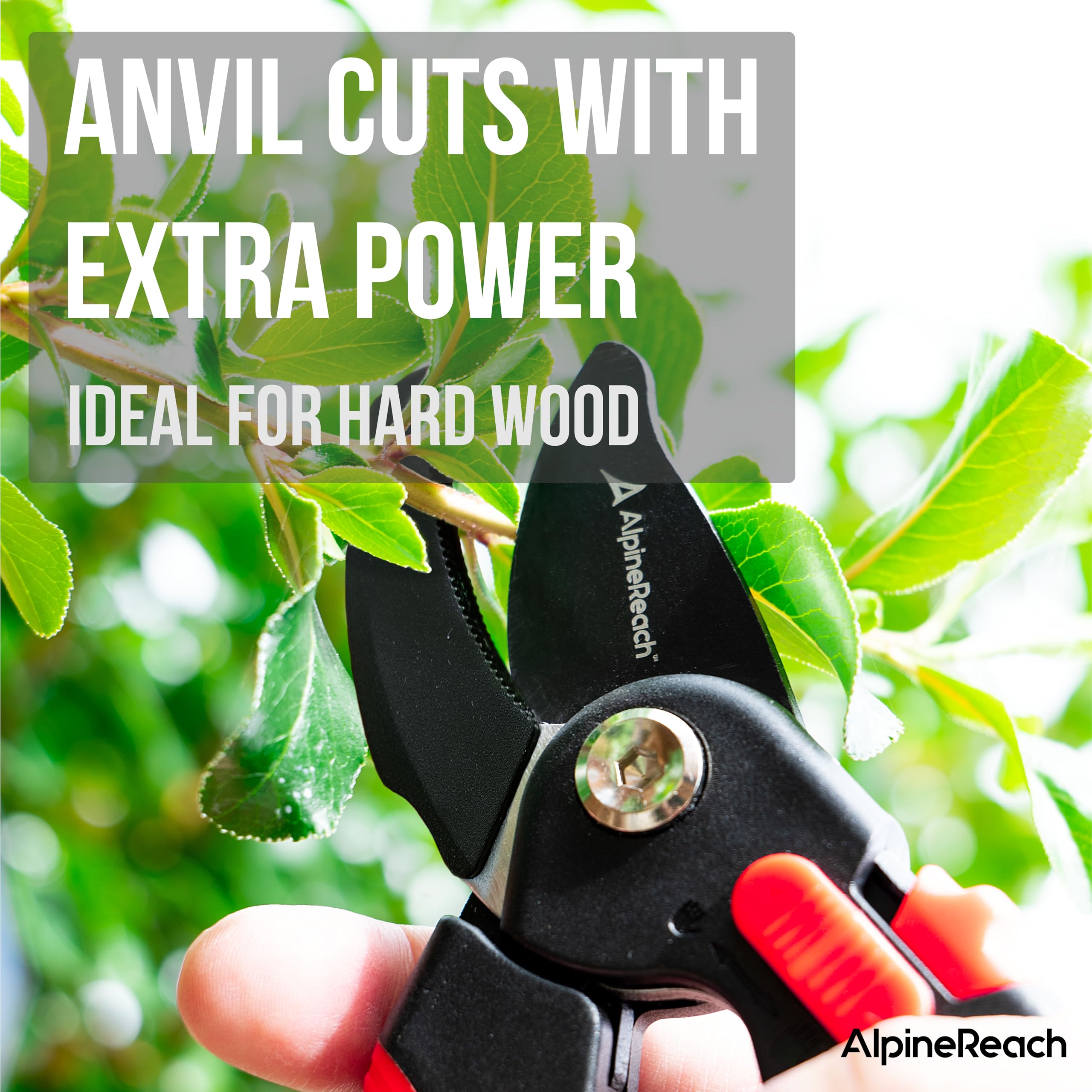 Snapklik.com : Pruning Shears Set Bypass And Anvil For Gardening, Sharp ...