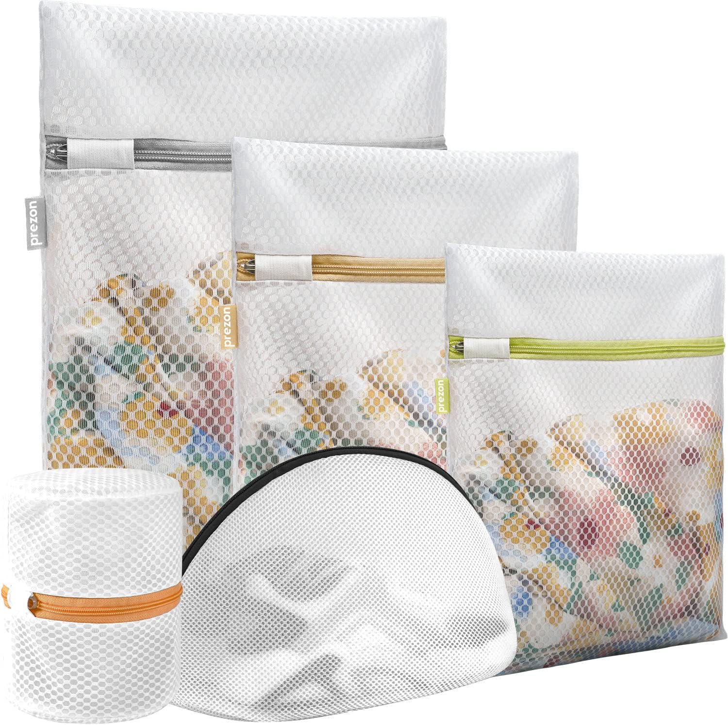 Amazon.com: Prezon Mesh Laundry Bags, Washing Machine Wash Bags ...