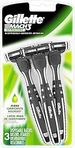 Gillette Mach3 Sensitive Razors - Smooth, Comfortable Shave