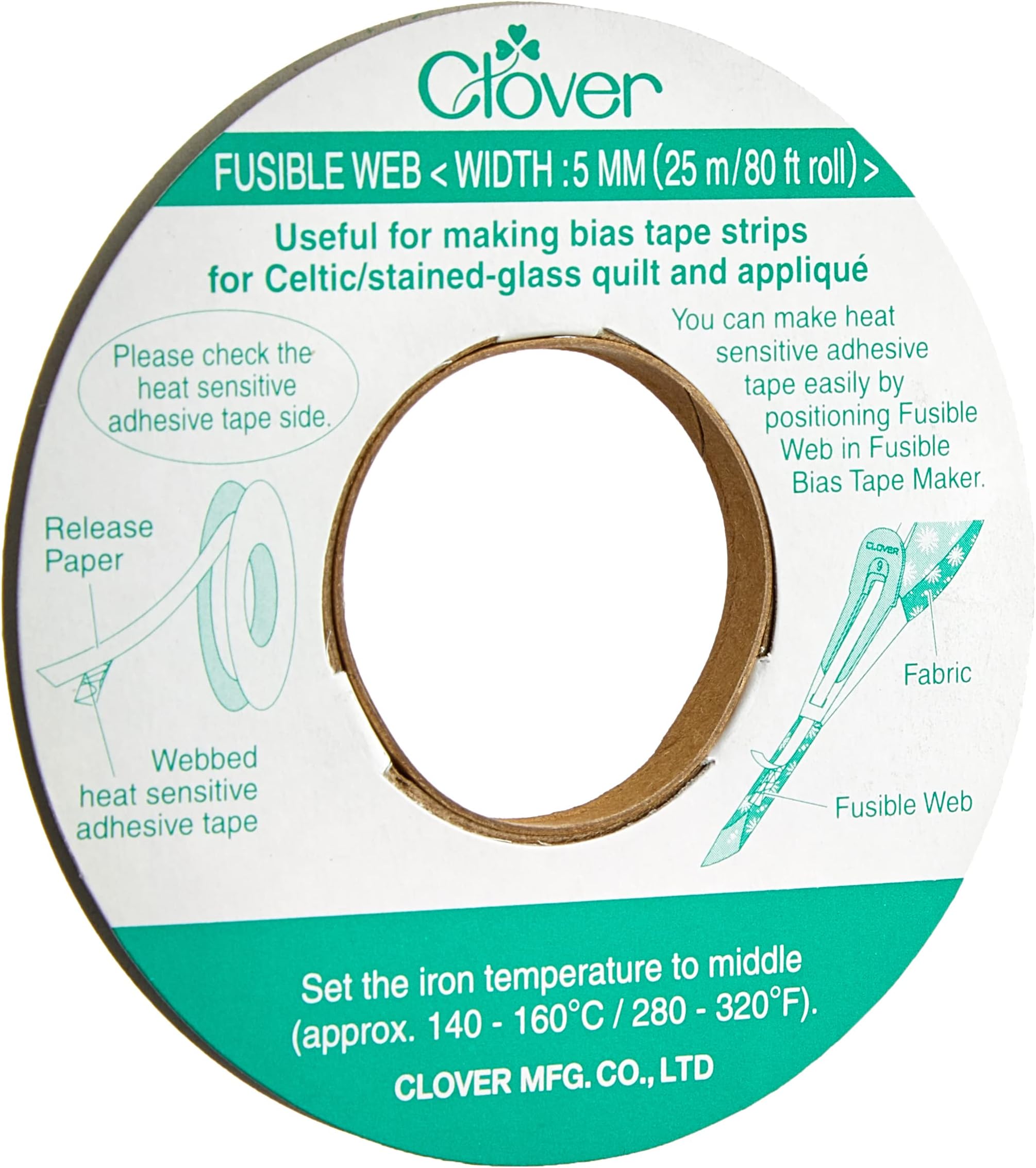 clover Quick Bias Tape: 6mm x 10m: Black, 6 : Amazon.co.uk: Home & Kitchen