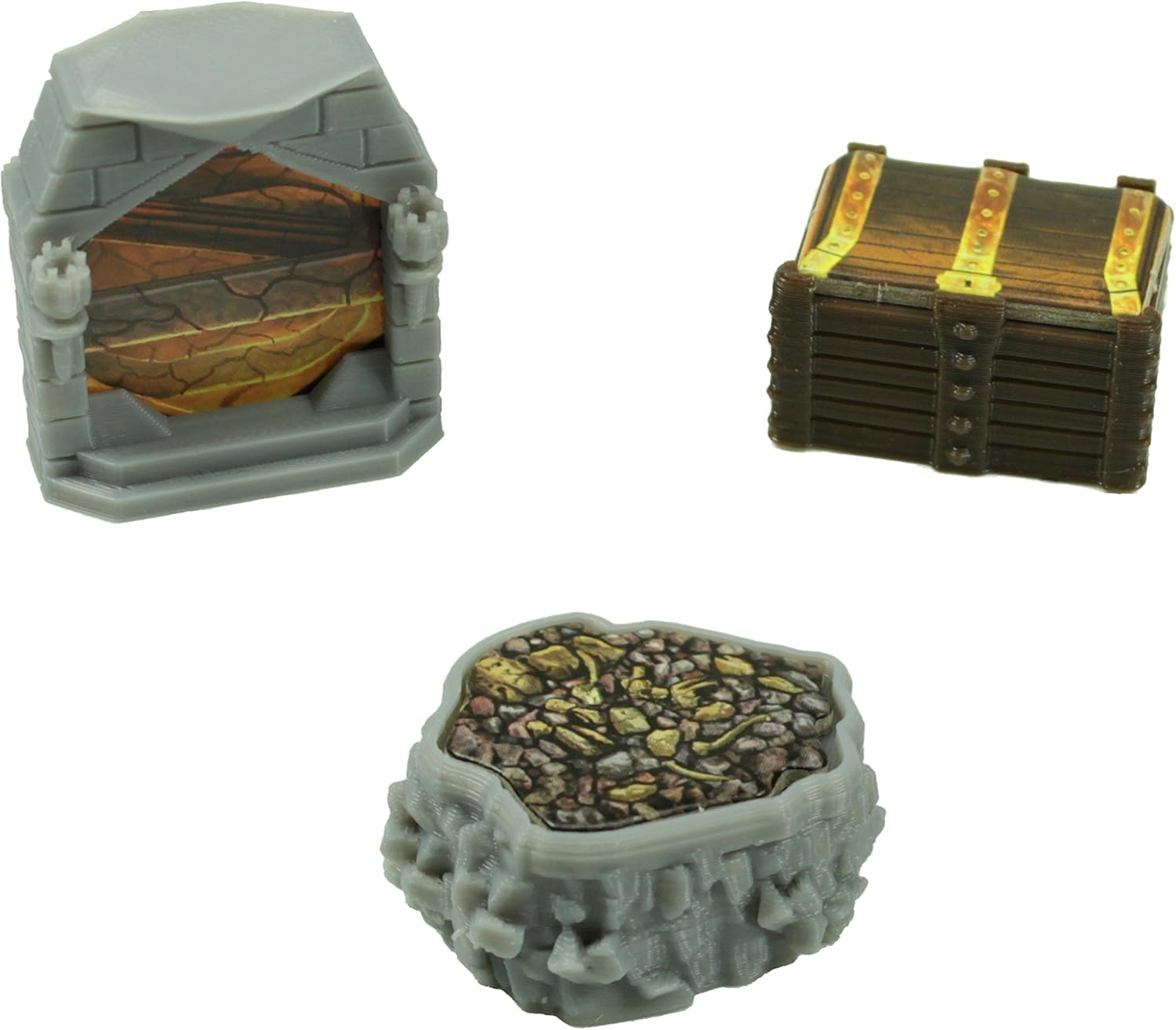 Amazon.com: Gloomhaven Custom Door, Rubble Pile and Treasure Chest 16 ...