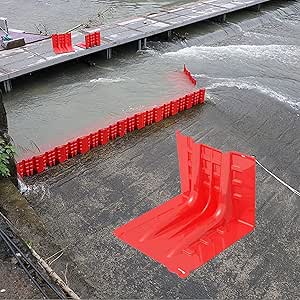 Flood Prevention Barriers, ABS Plastic Flood Barrier Removable Garage ...