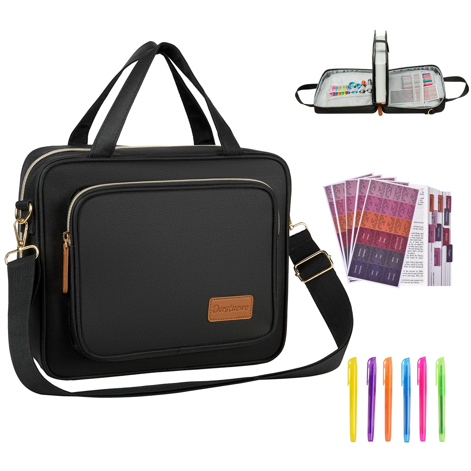 Amazon.com: DERSTUEWE Bible Cover Case for Women – Stylish and Durable ...