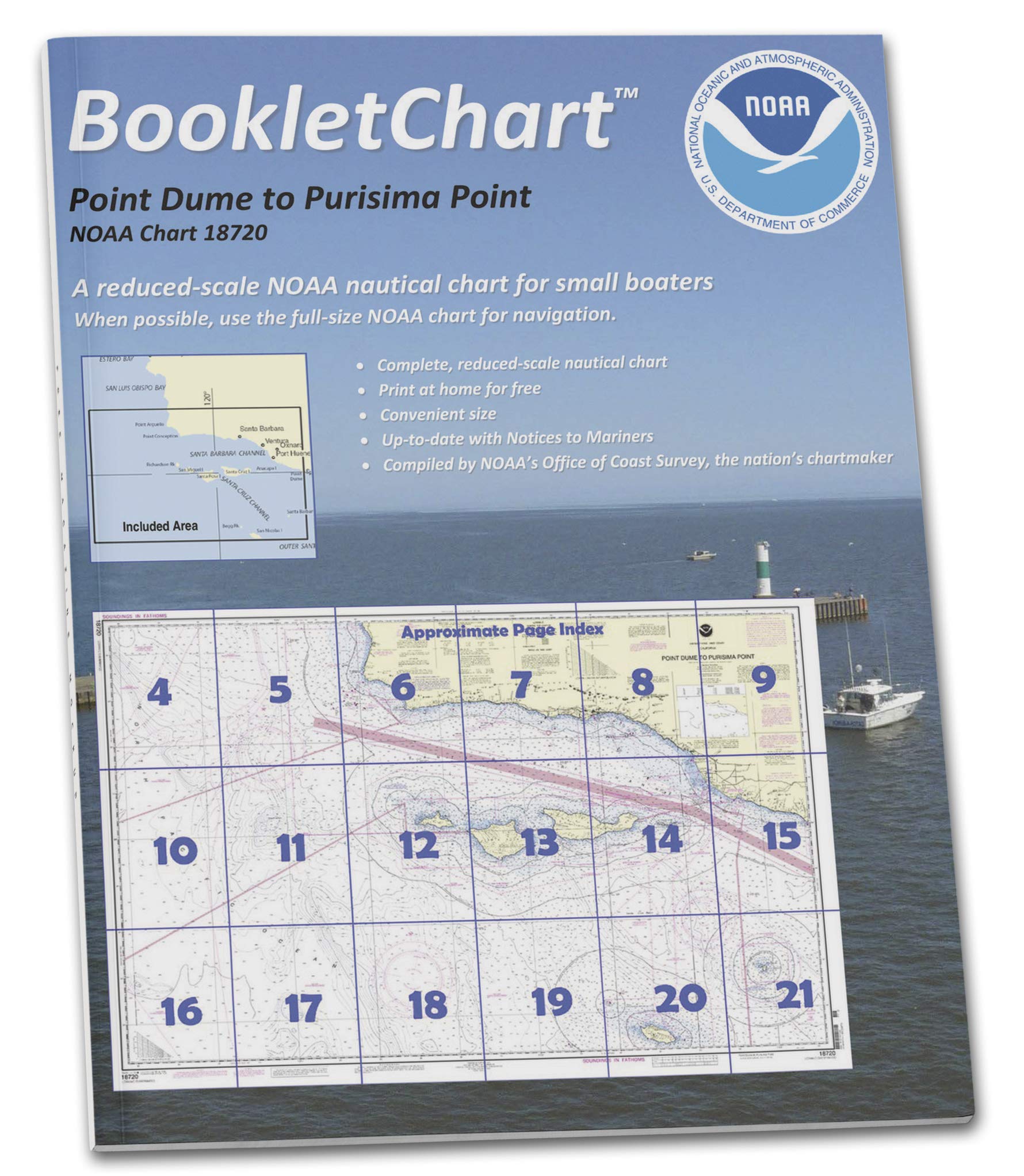 Noaa Bookletchart 18720 Point Dume To Purisma Point Handy 8 ...