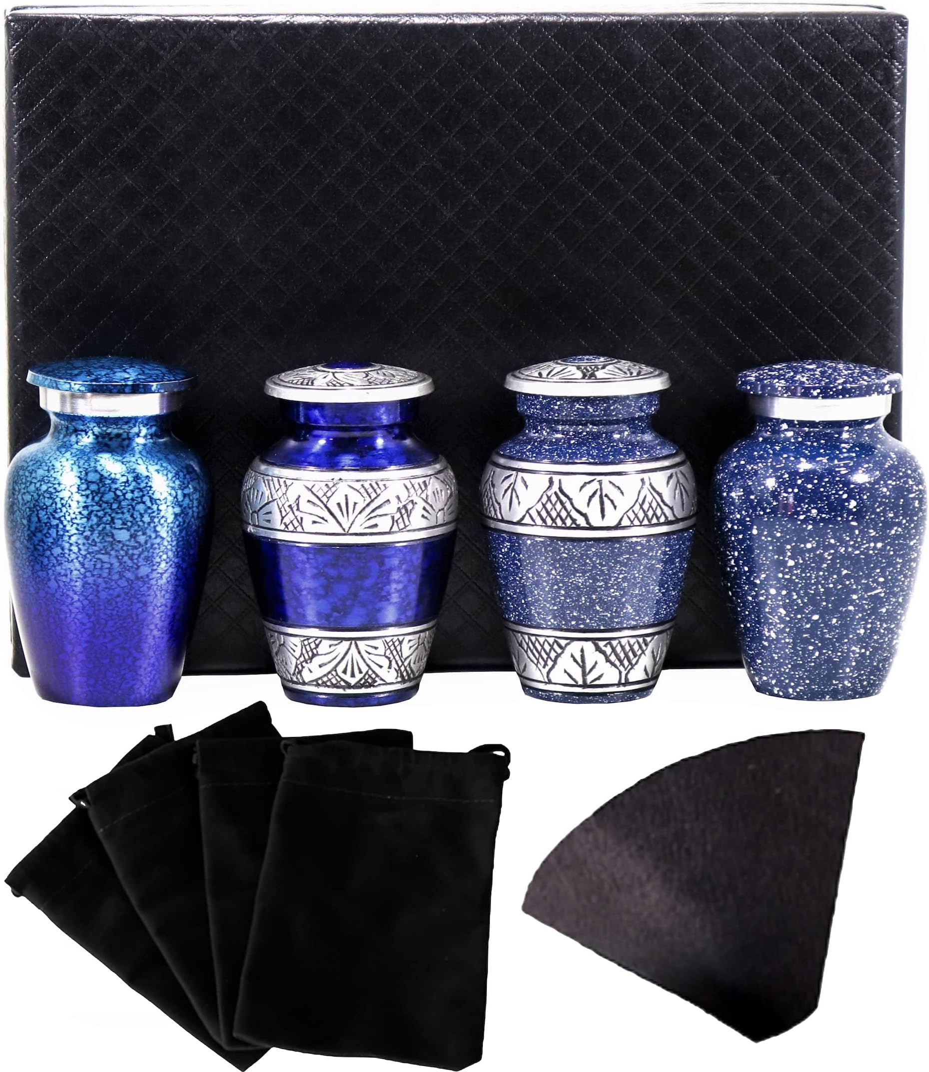 Amazon.com: BOLD & DIVINE Small Cremation Urns for Human Ashes | Set of ...