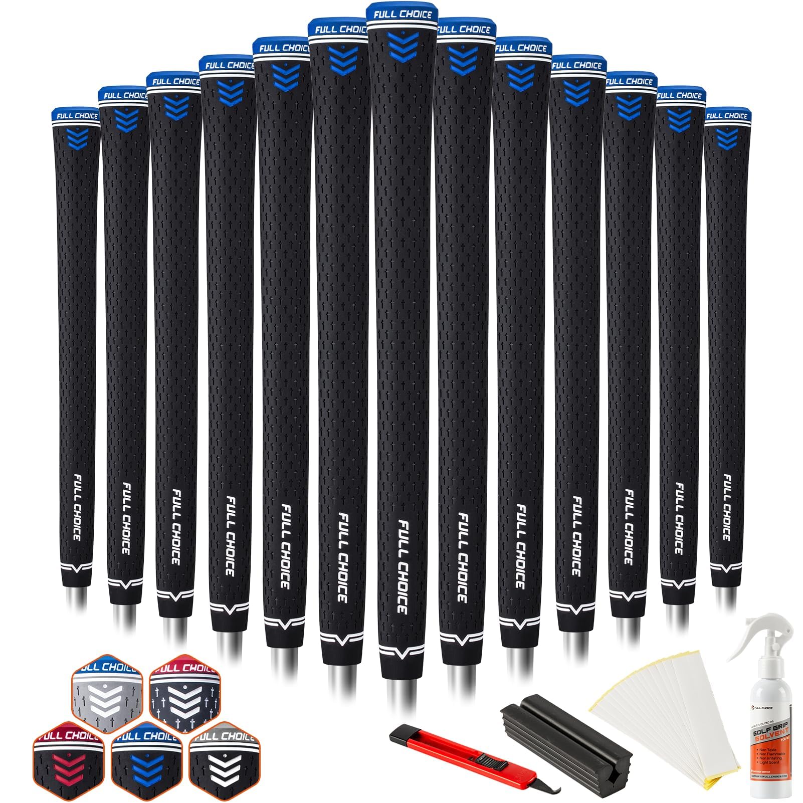 Snapklik.com : Full Choice Rubber Golf Club Grips - High Feedback ...