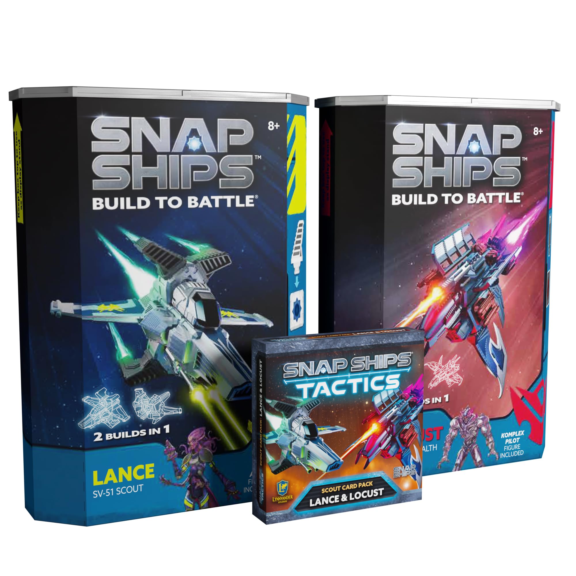 Amazon.com: SNAP SHIPS Scout Ships Bundle Pack - Lance and Locust Kits ...