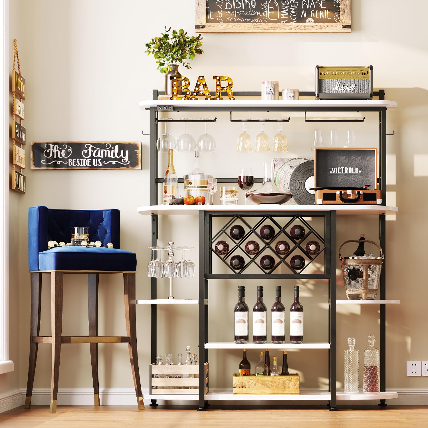 Extraordinary Cabinets Free Standing Bar Free Standing 84" Dry Bar