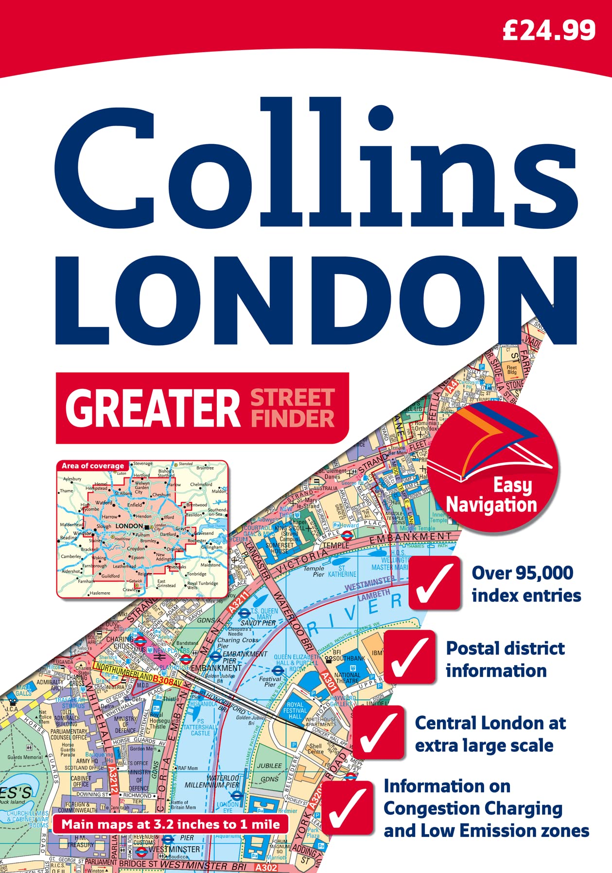 Collins London Greater Street Finder: A4 Edition (Collins Travel Guides ...