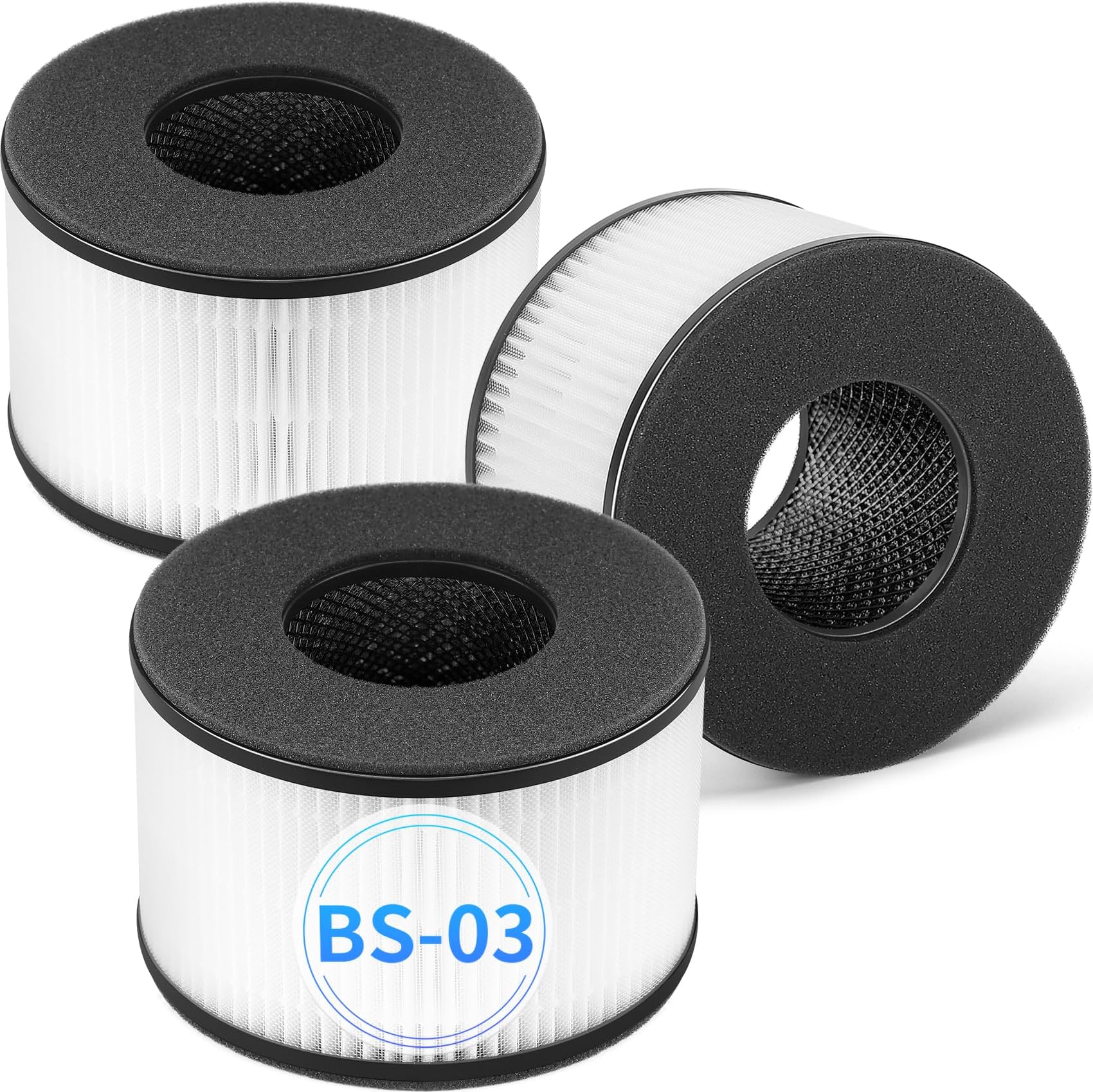 Amazon.com: 3 Pack BS-03 H13 True HEPA Replacement Filter for PARTU BS ...